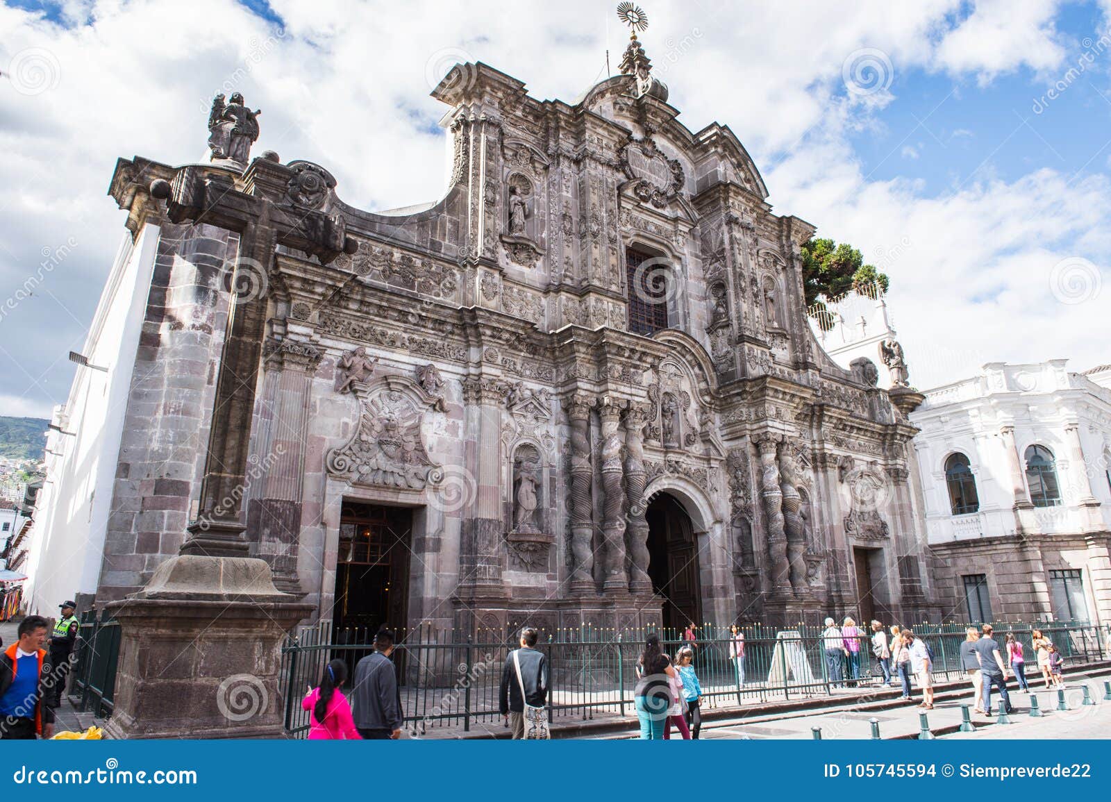 Arquitectura De Quito, Ecuador Imagen de archivo editorial - Imagen de ...