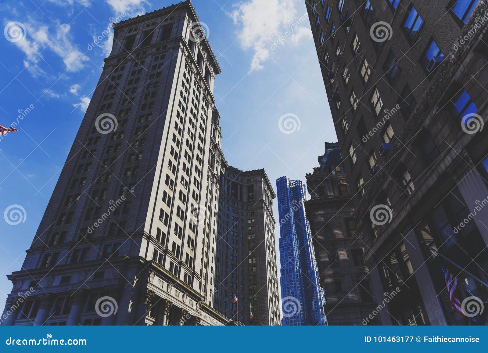 Arquitectura Y Edificios Hermosos En Ayuntamiento Manhattan Fotografía ...