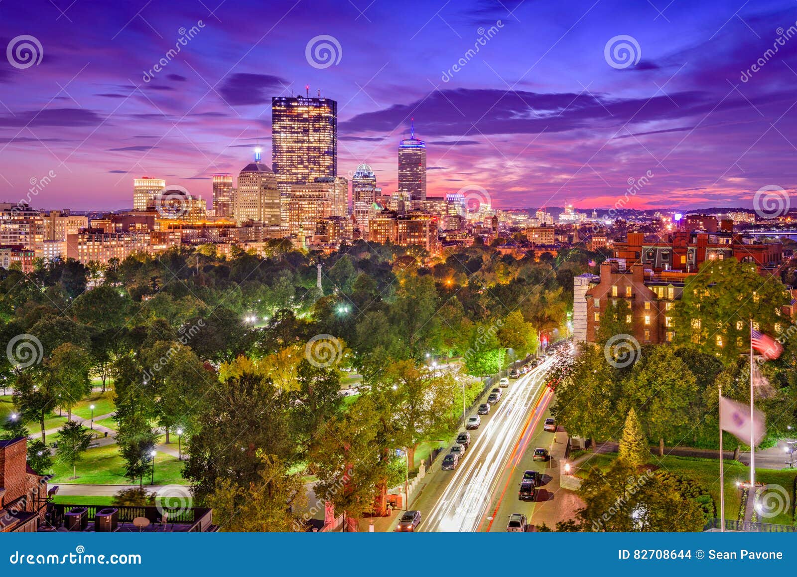 Arquitetura Da Cidade De Boston Massachusetts Foto de Stock - Imagem de ...