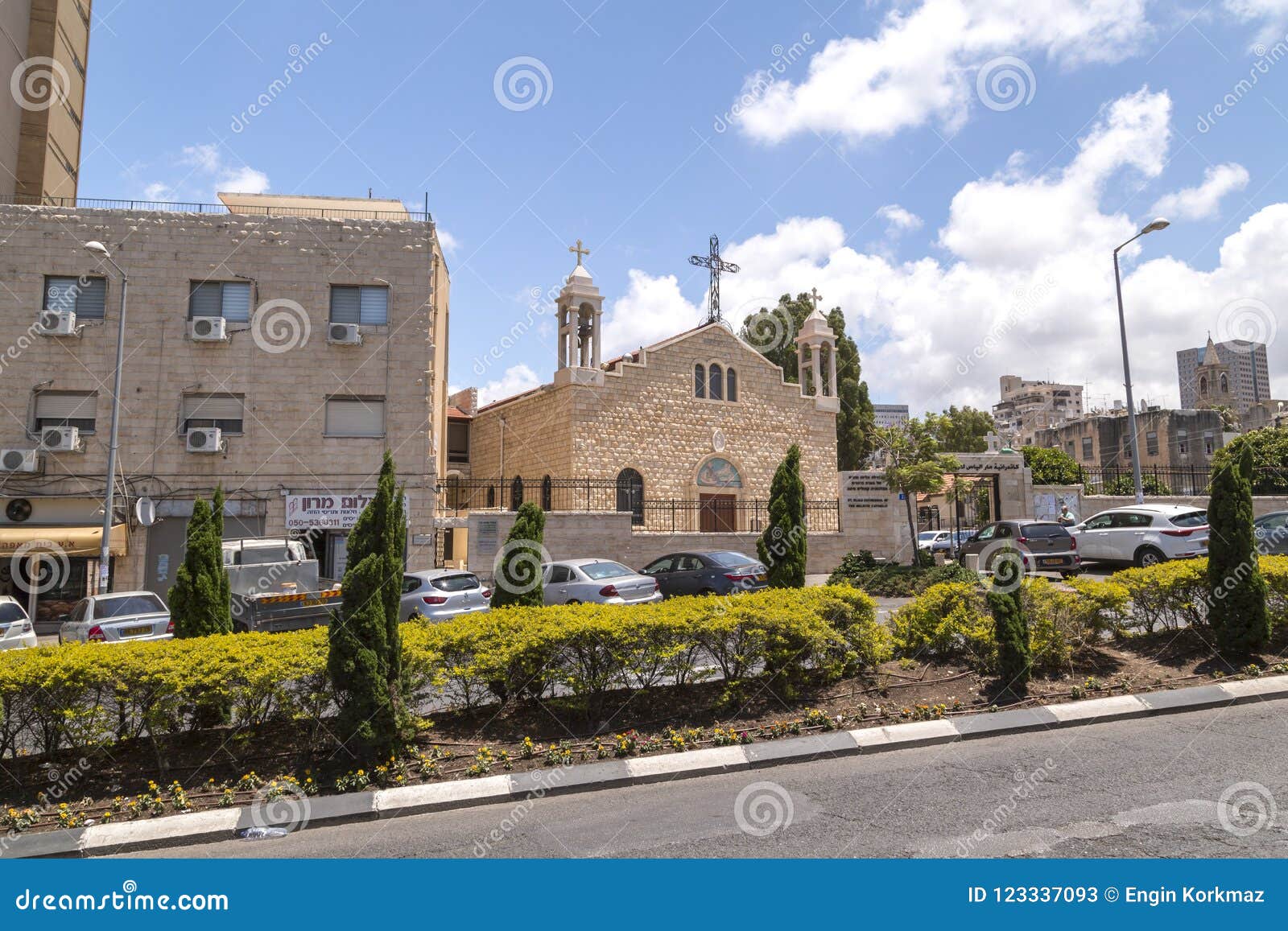 Arquitetura Da Cidade De Haifa, Israel Foto de Stock Editorial - Imagem ...