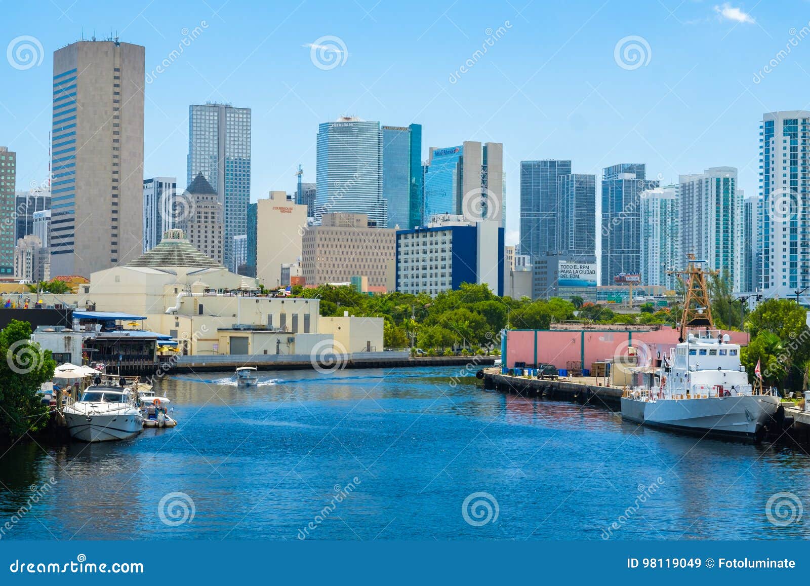 Arquitetura Da Cidade Do Rio De Miami Imagem de Stock Editorial ...