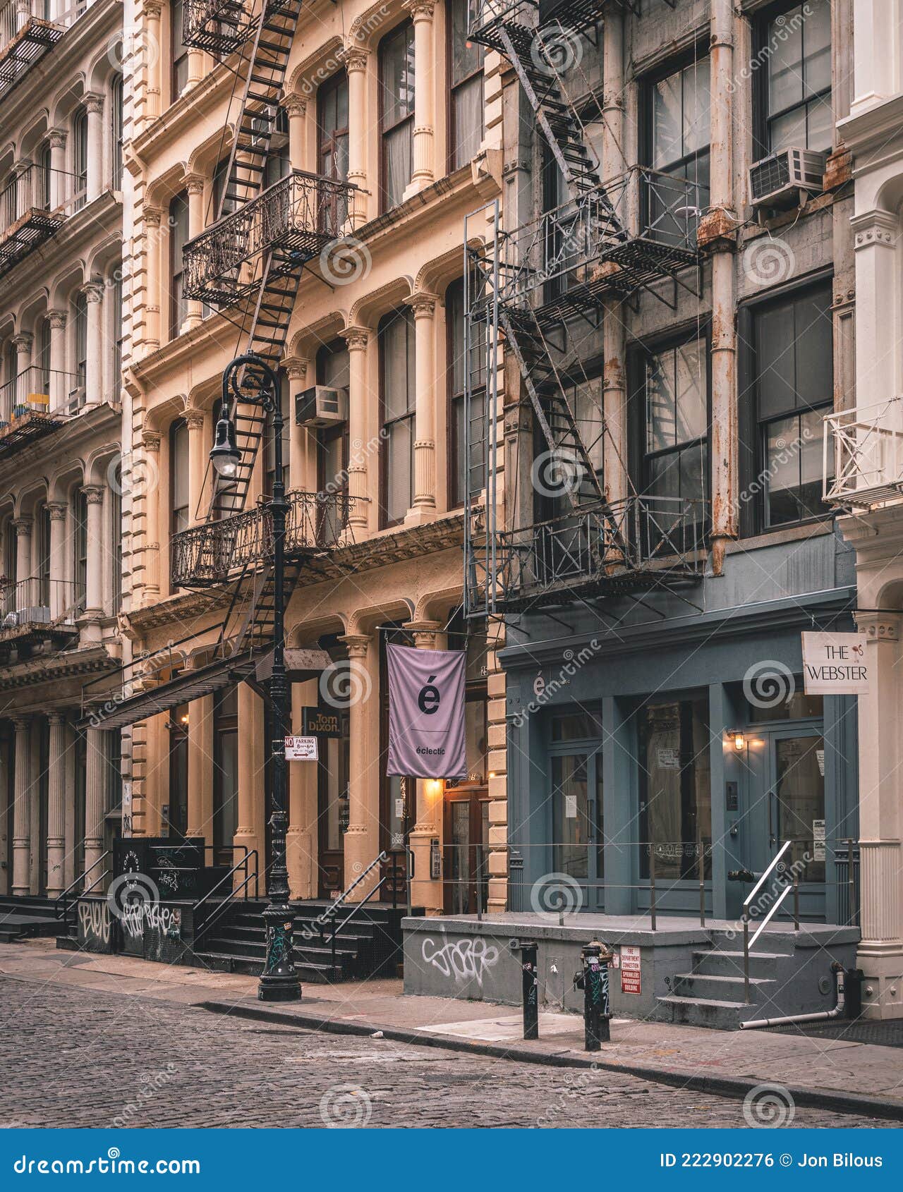 Arquitetura Em Soho Manhattan Nova York Foto Editorial - Imagem de ...