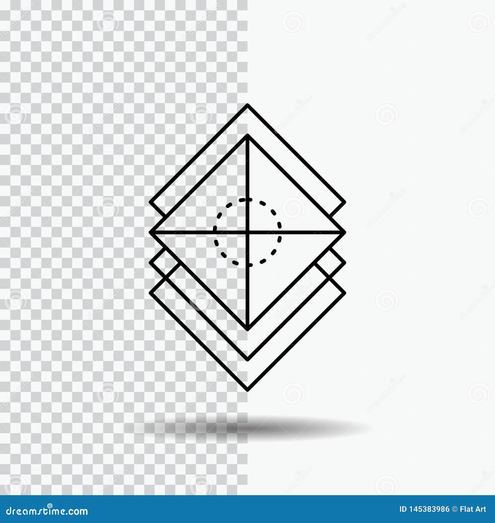 Arrange, Design, Layers, Stack, Layer Line Icon on Transparent ...
