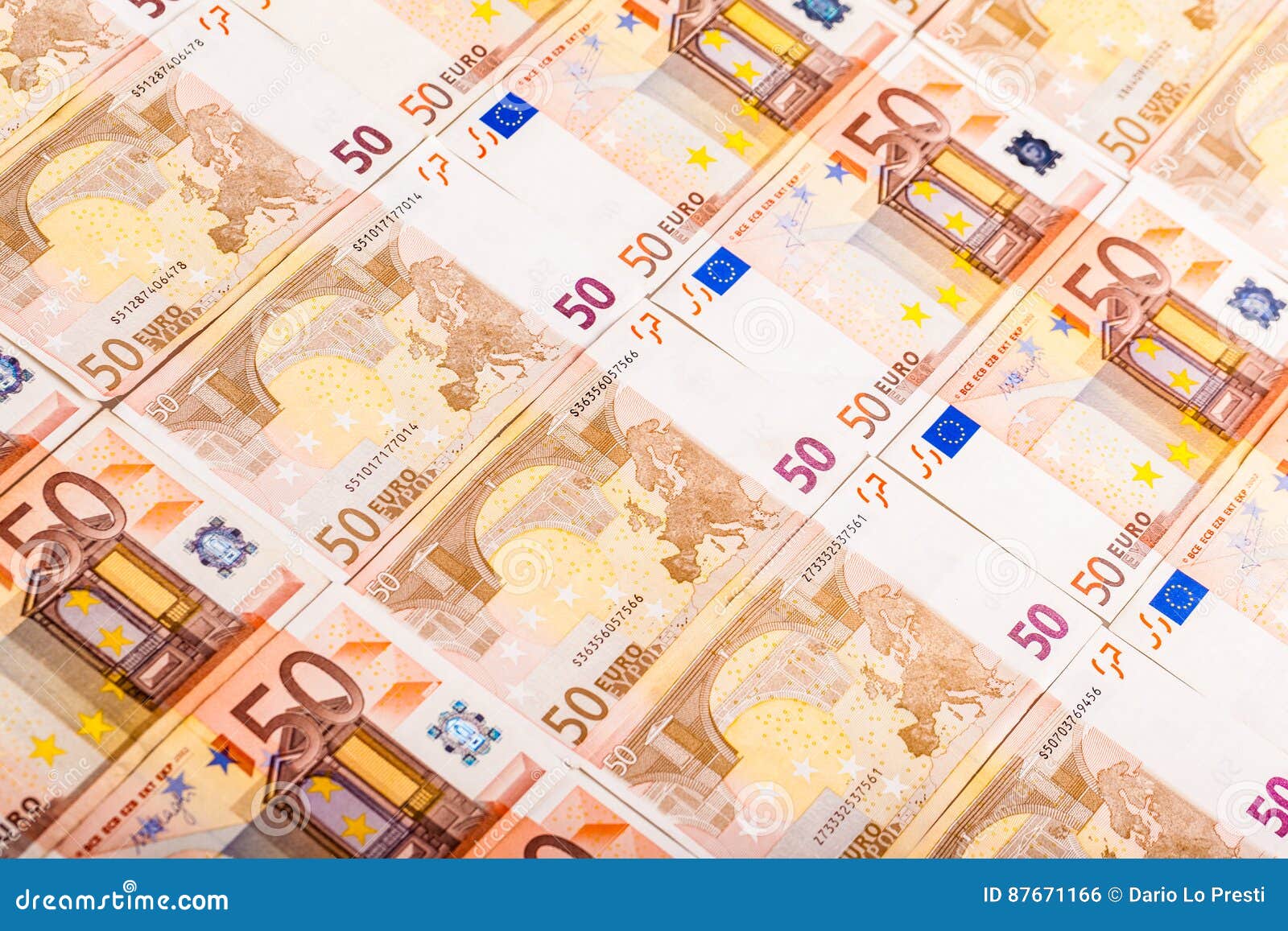Arranged euro banknotes stock photo. Image of bill, rich - 87671166