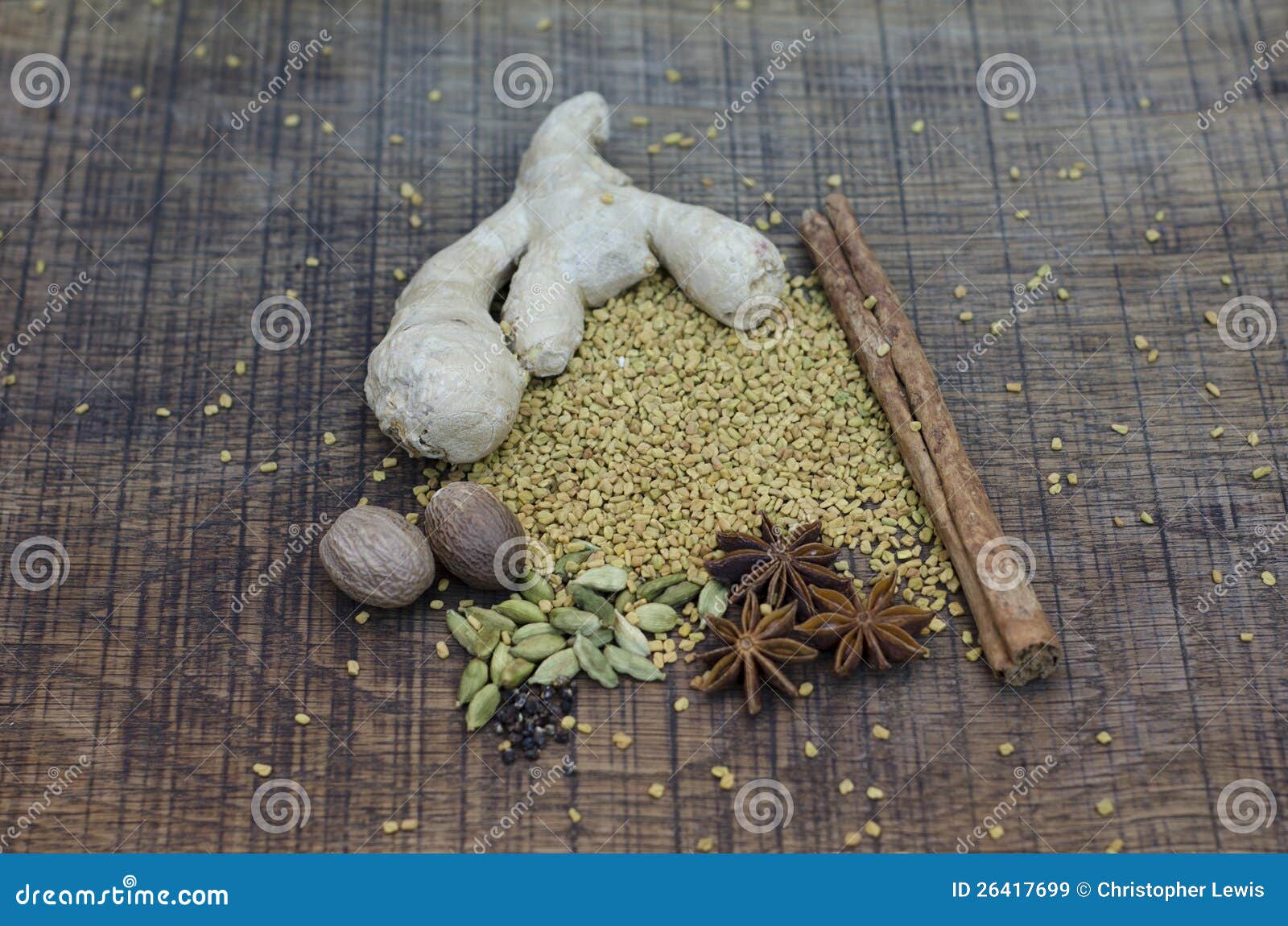 An Arrangement of Ayurvedic Spice Stock Image - Image of complimentary ...