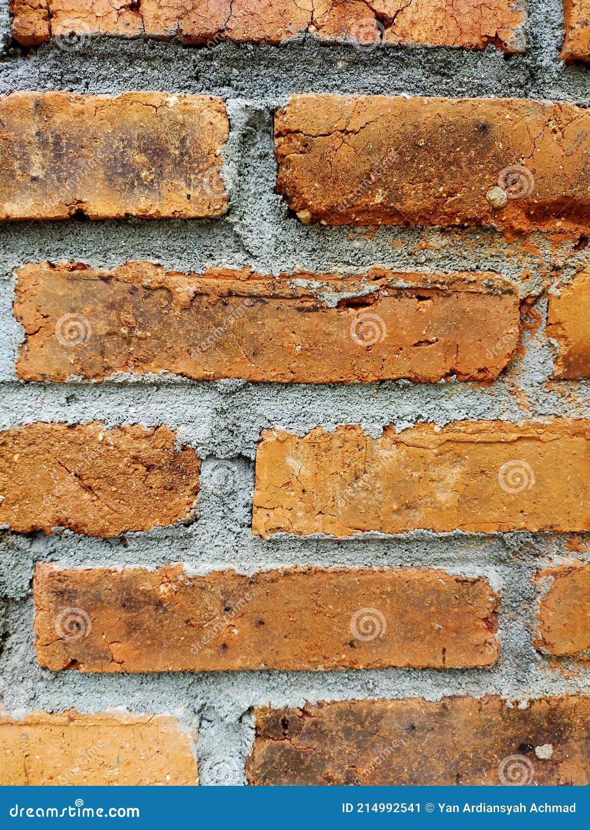 The Arrangement Of The Bricks Represents A Unique Structure Stock Image ...