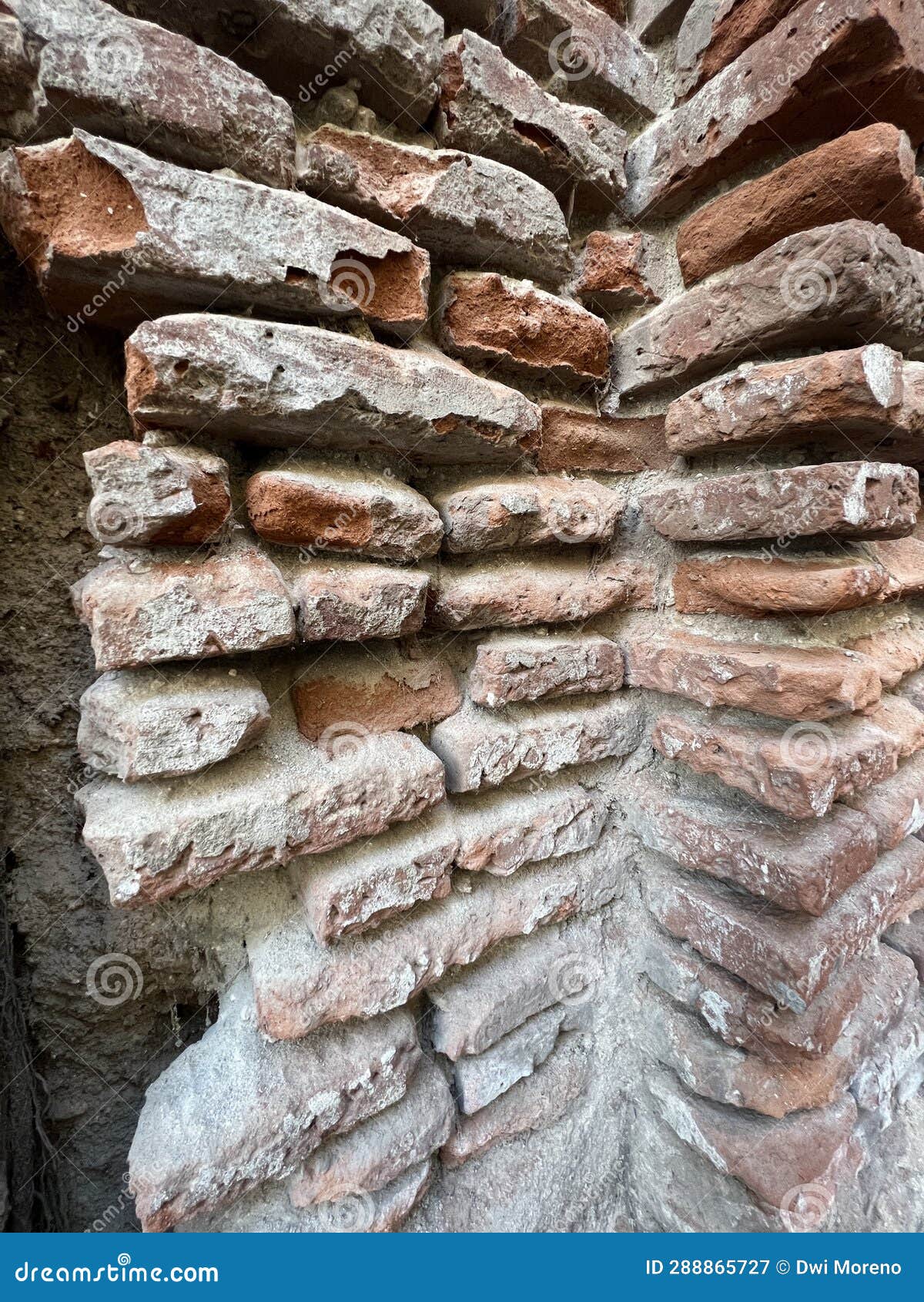 Arrangement of Bricks on a Sturdy Wall Stock Image - Image of cement ...