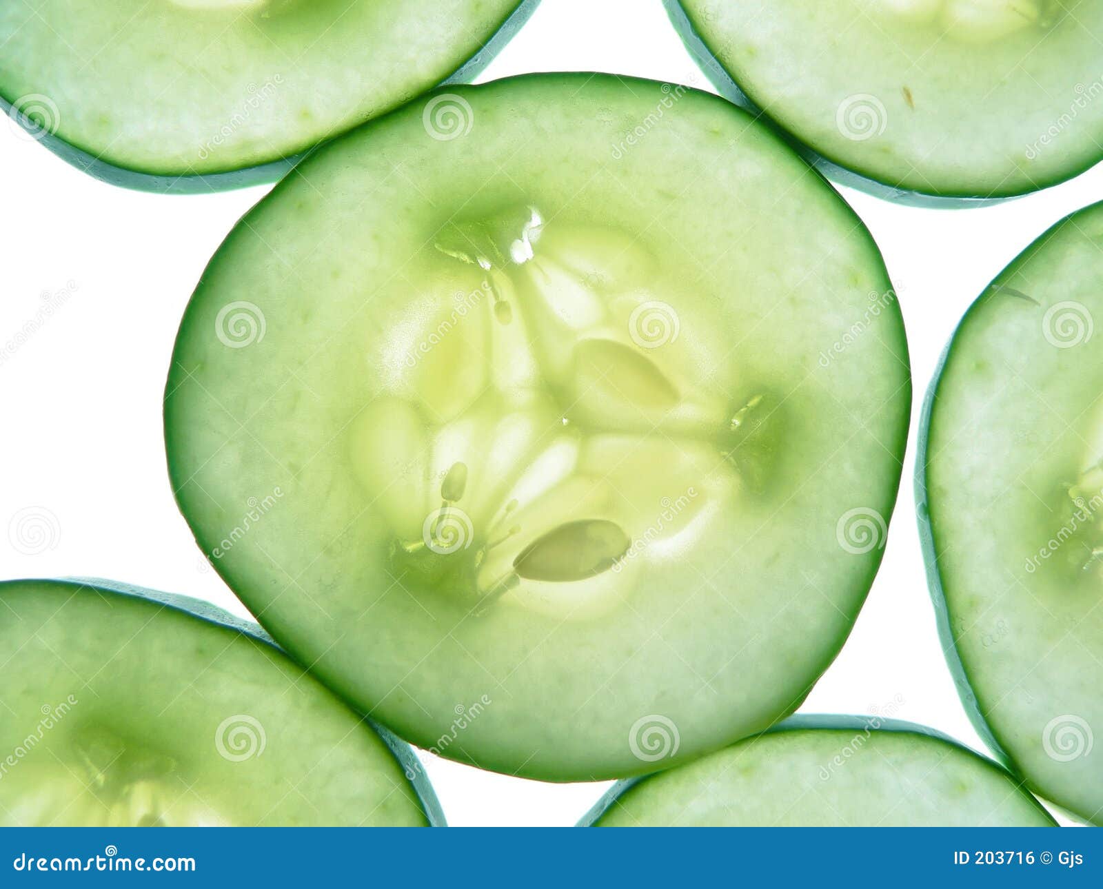 Cucumber Slices Royalty-Free Stock Photography | CartoonDealer.com #2329109