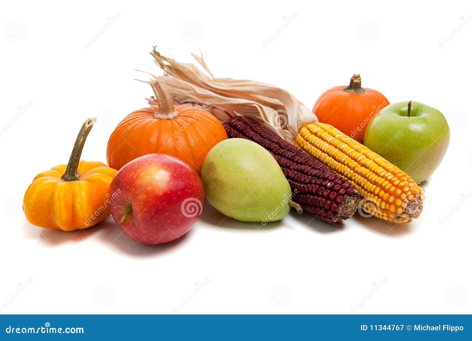 Arrangement of Fall Fruits and Vegetables Stock Image - Image of ...