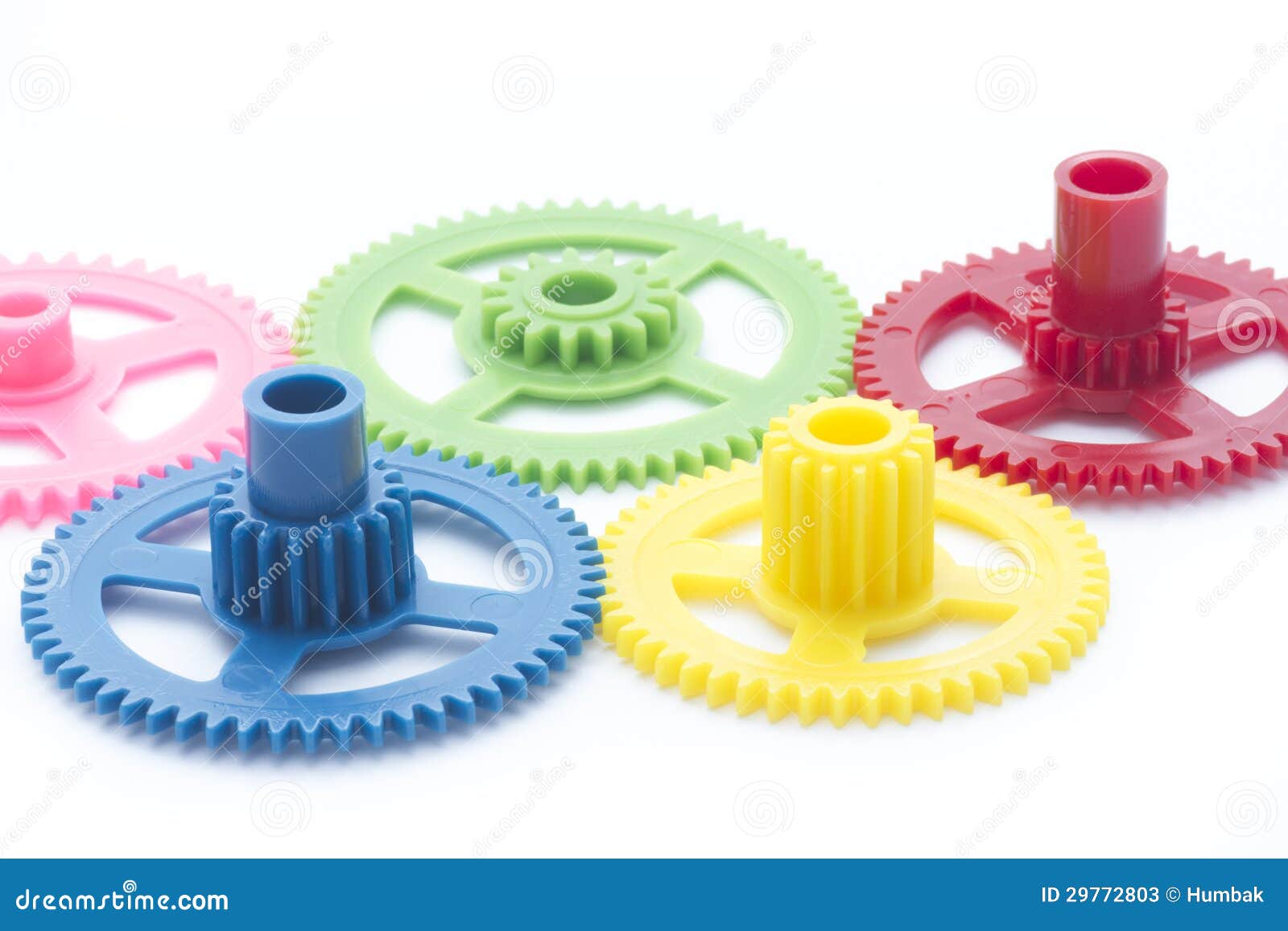 Multicolour cog stock image. Image of pinion, machine - 29772803