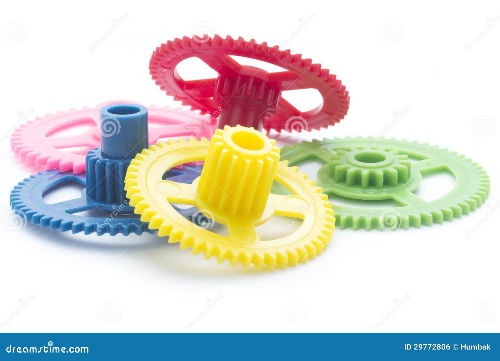 Multicolour cog stock photo. Image of clockwork, circle - 29772806