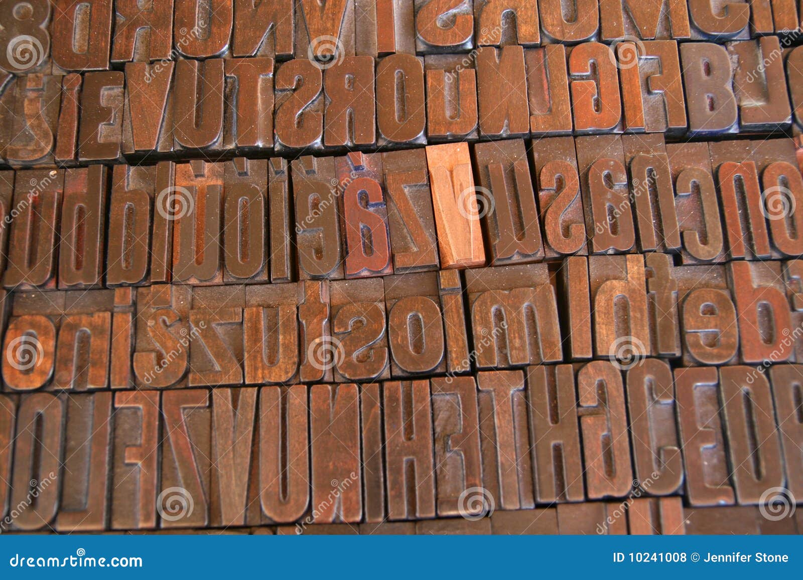 Arrangement of Printing Letters Stock Photo - Image of business ...