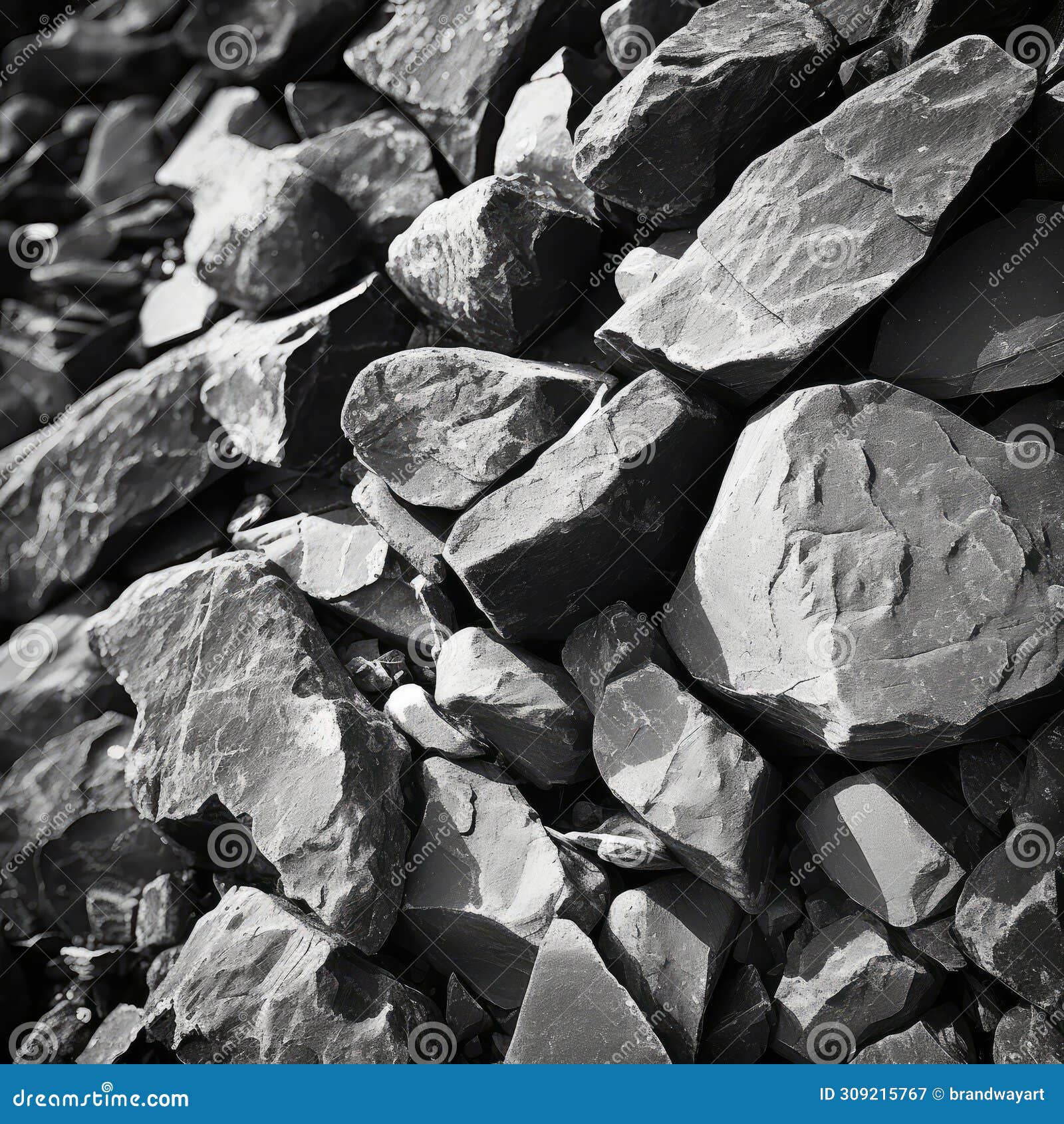 Arrangement of Rocks Next To Each Other Stock Illustration ...