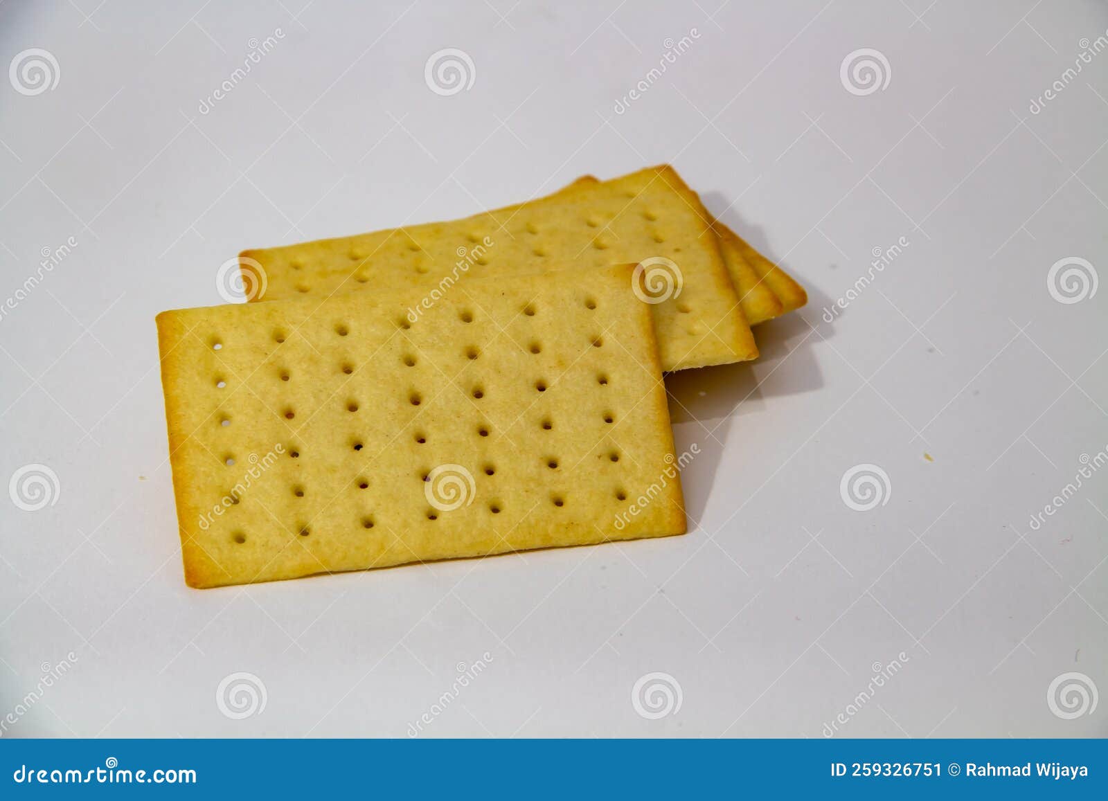 Arrangement of Square Biscuits on a White Background Stock Image ...