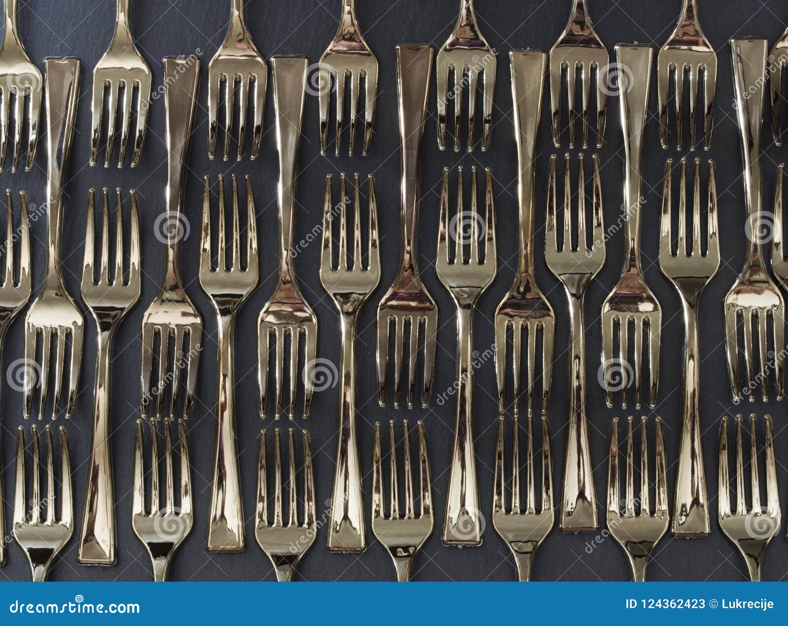 Lots of forks in the raw stock image. Image of instrument - 124362423