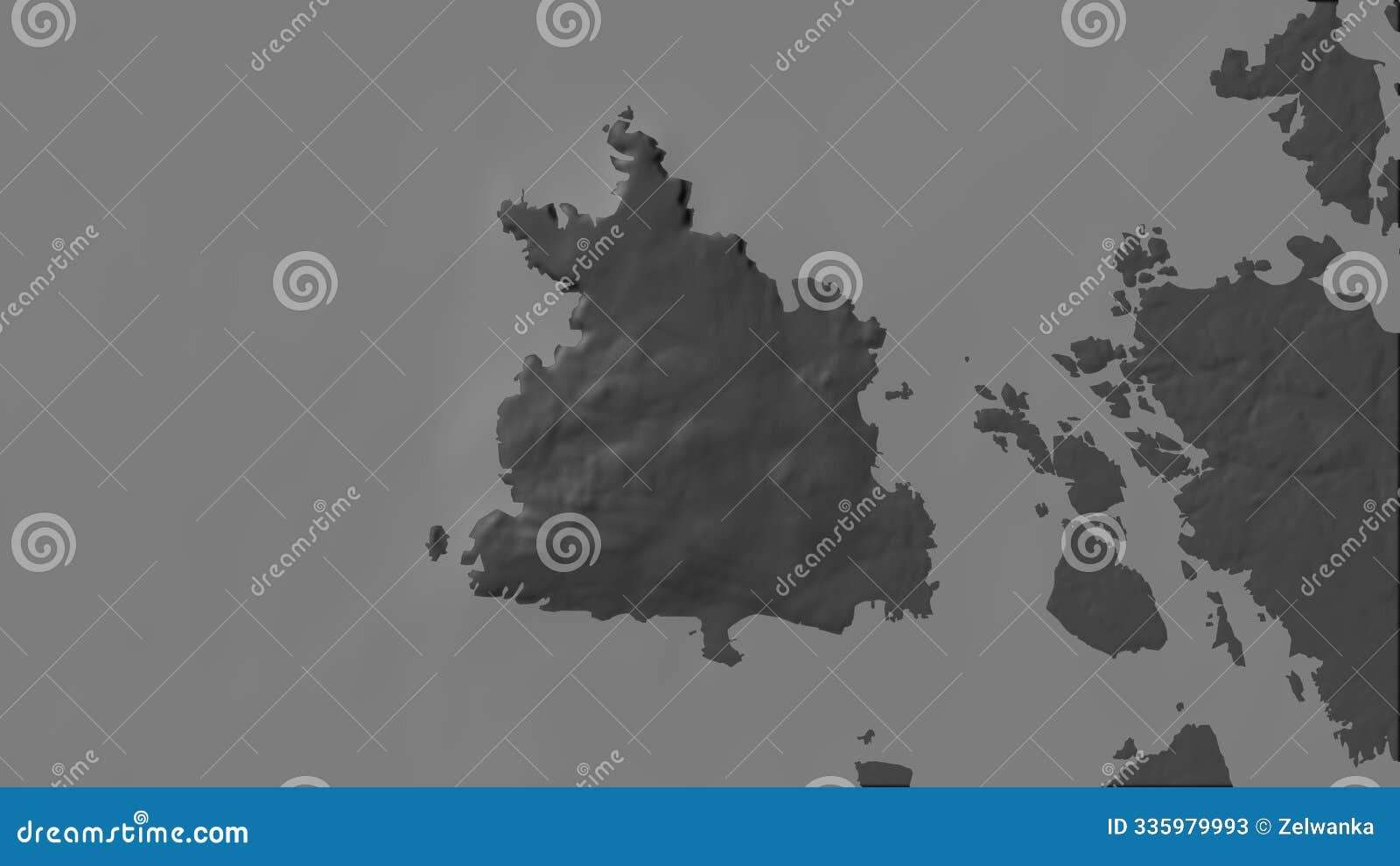 Arranmore Island. Ireland. Bilevel Stock Illustration - Illustration of ...