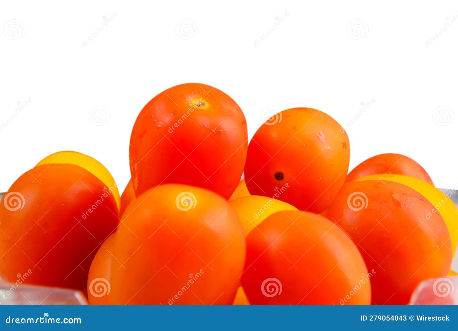 Array of Assorted Fresh Tomatoes on a Plain White Background. Stock ...