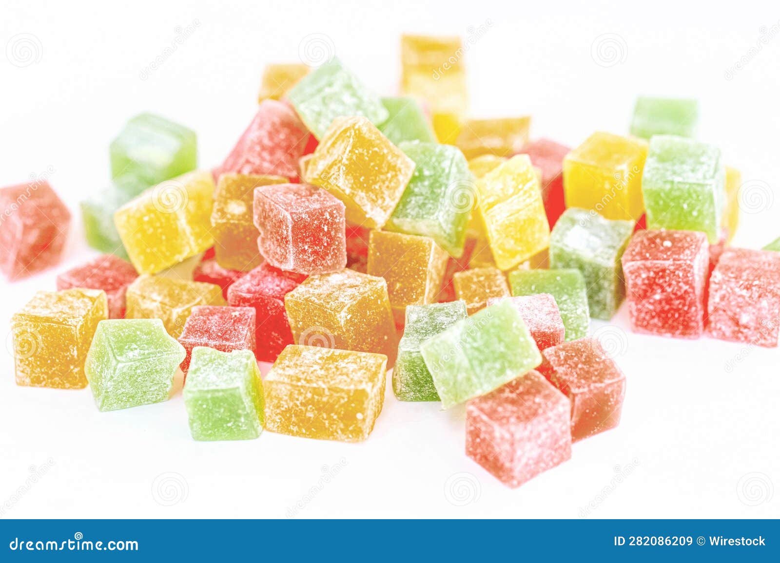 Array of Colorful Gummy Bears Arranged Side by Side Stock Image - Image ...