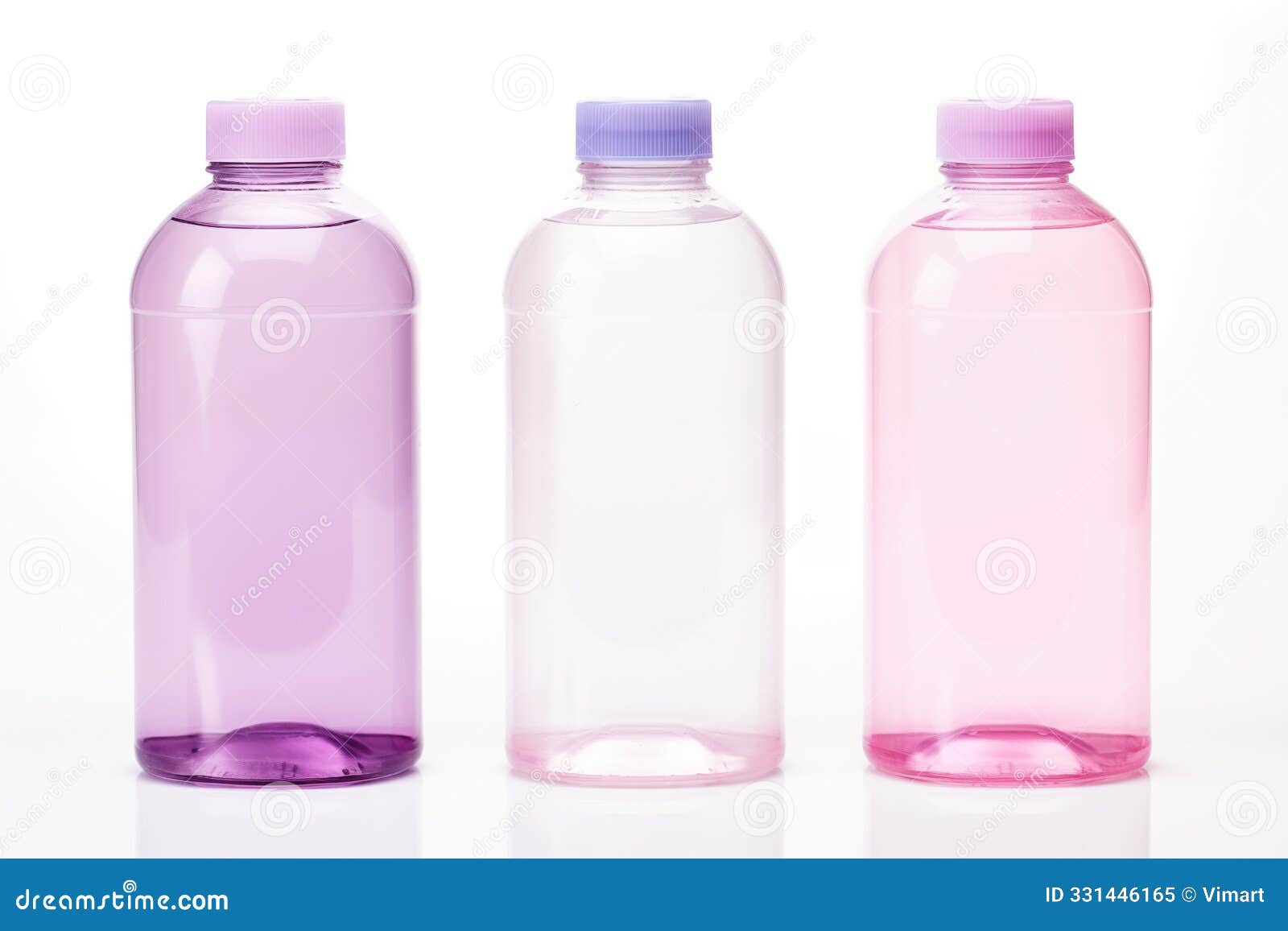 Array of Colorful Plastic Bottles and Containers Used for Hygiene ...