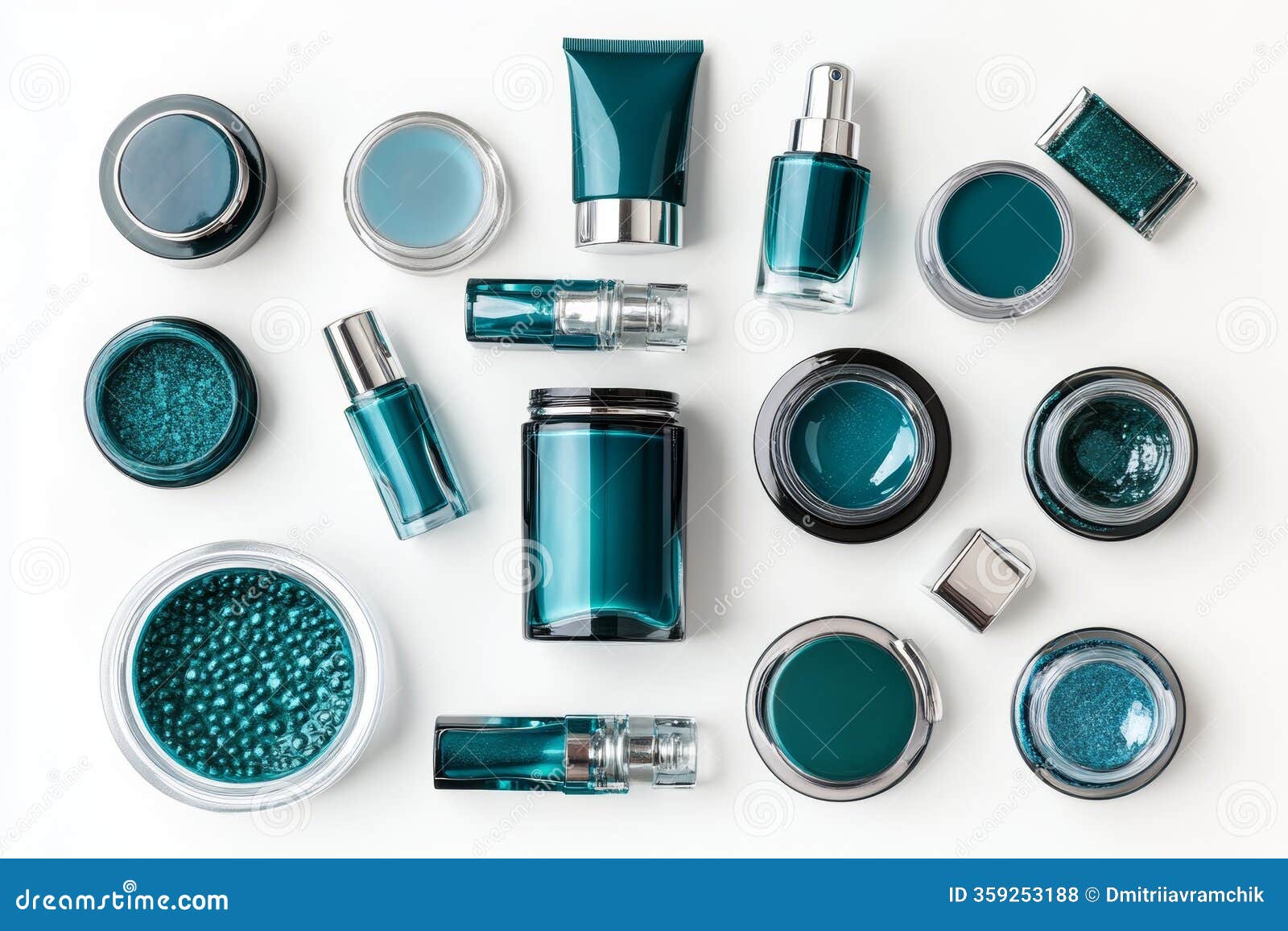 An Array of Colorful Plastic Bottles and Containers Used for Personal ...