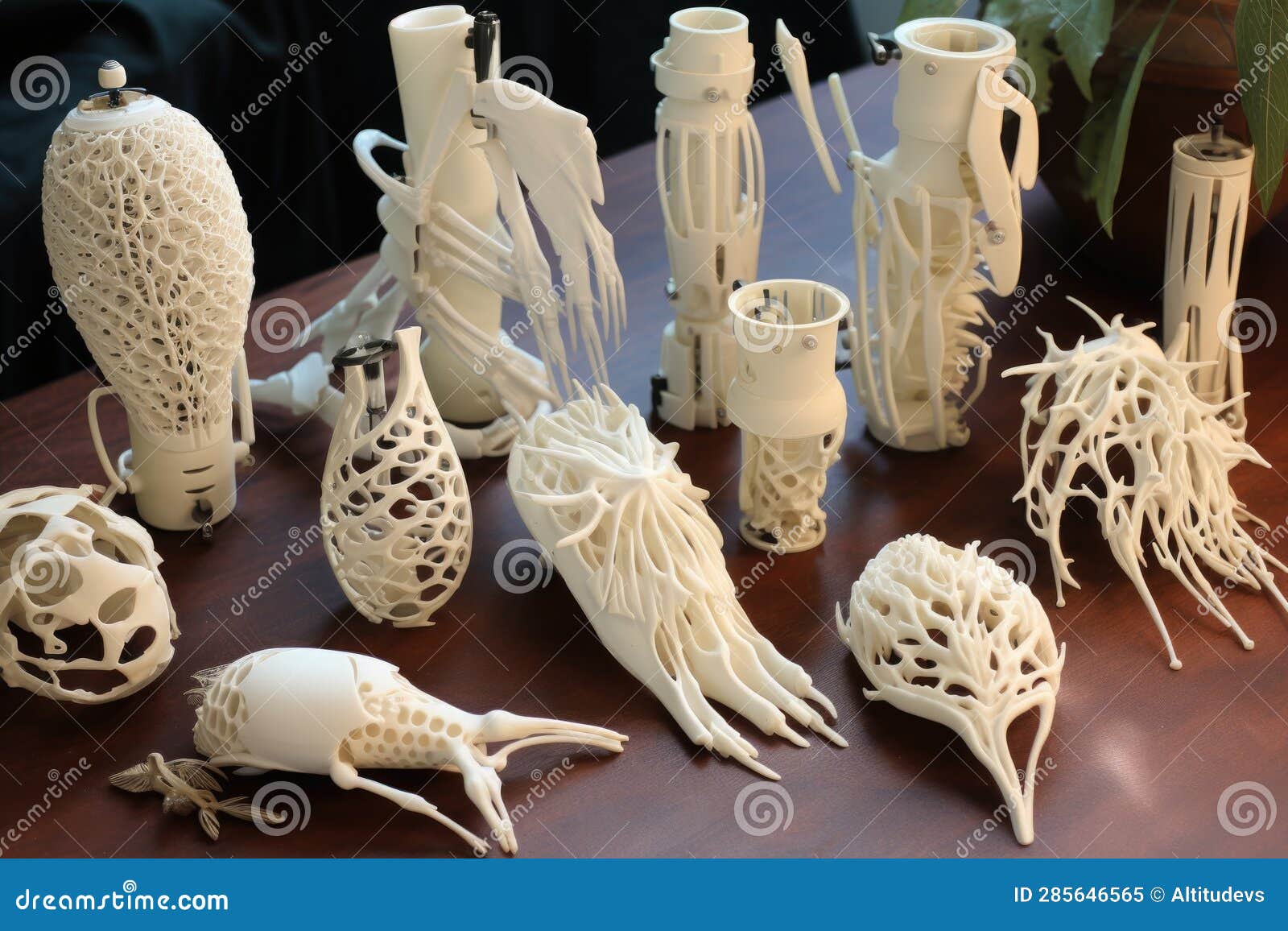 3d Printed Prosthetic Eye In Manufacturing Process Stock Photo ...