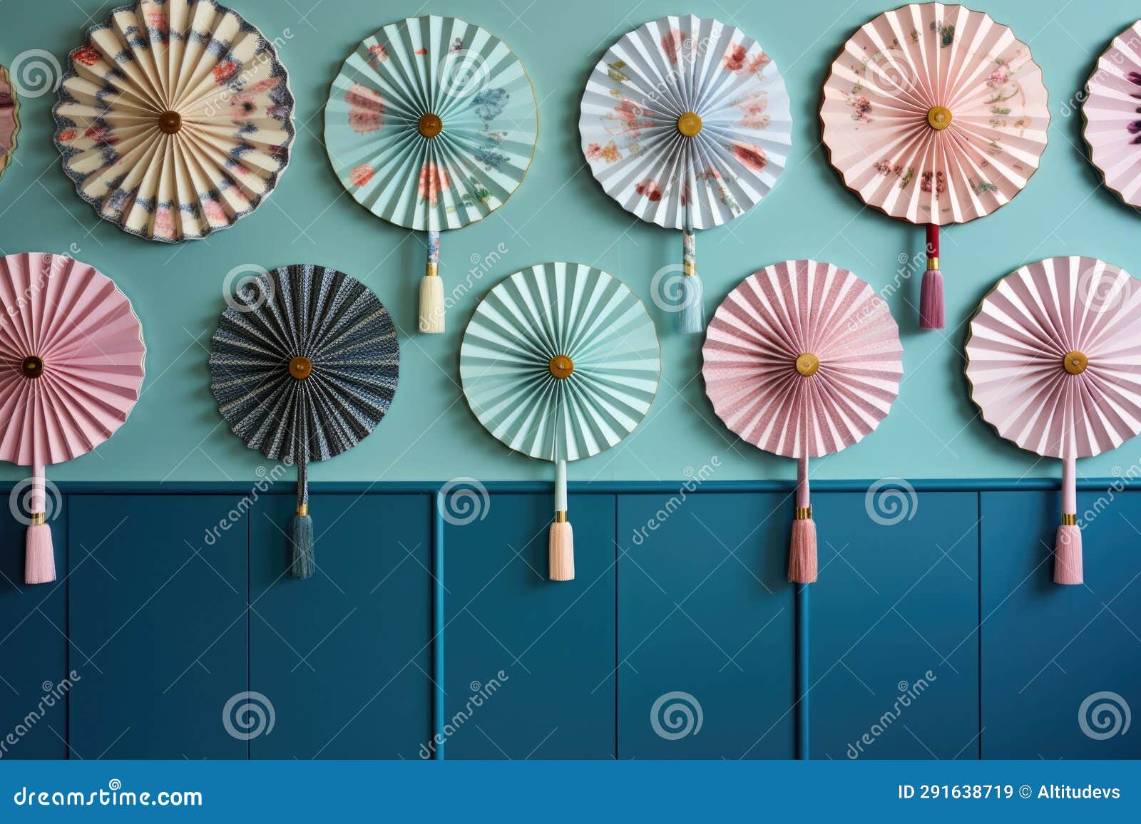 Array Of Hanging Abaca Plant Fibers, A Natural Leaf Fiber, Also Called ...