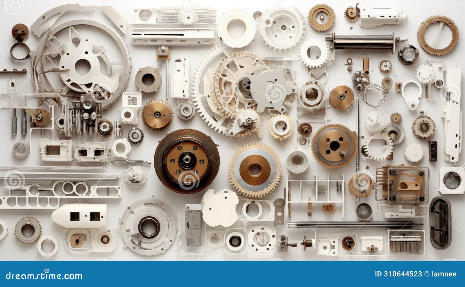 Array of Mechanical Components, Showcasing Variety and Functionality.AI ...