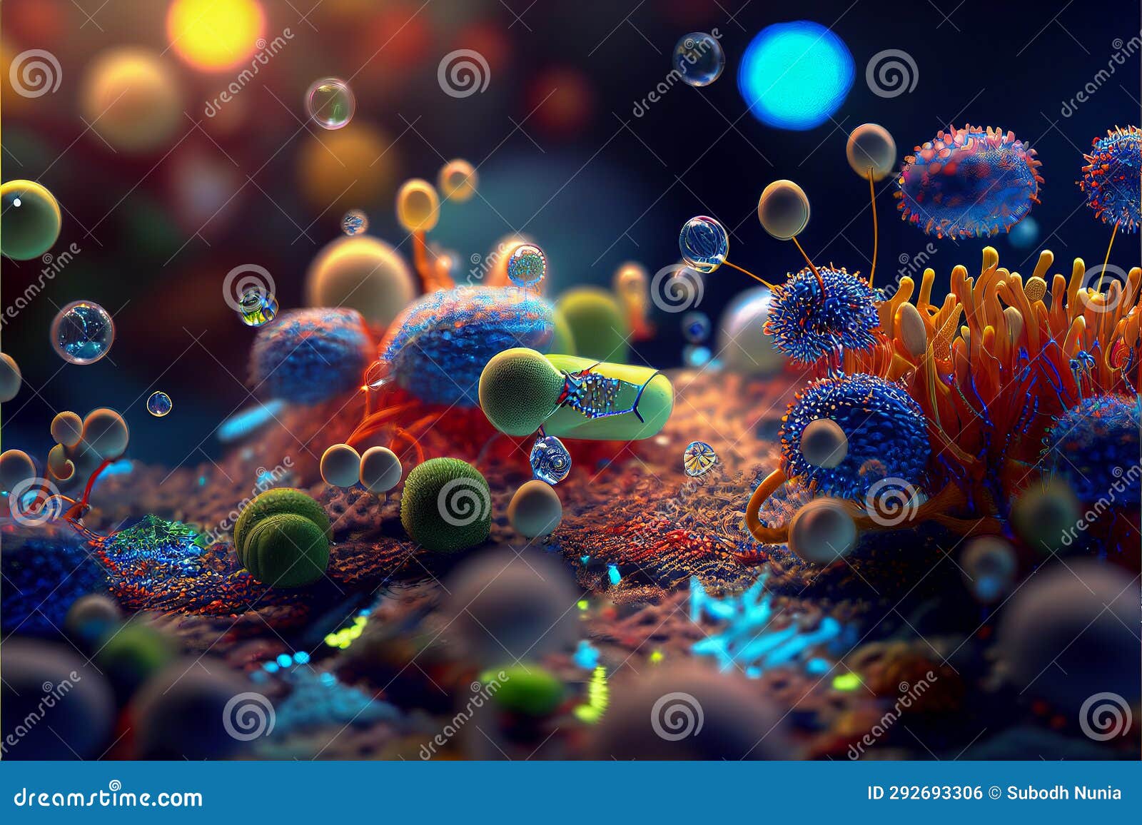 An Intense Microscopic View Of Elongated Apical Meristem Cells With ...