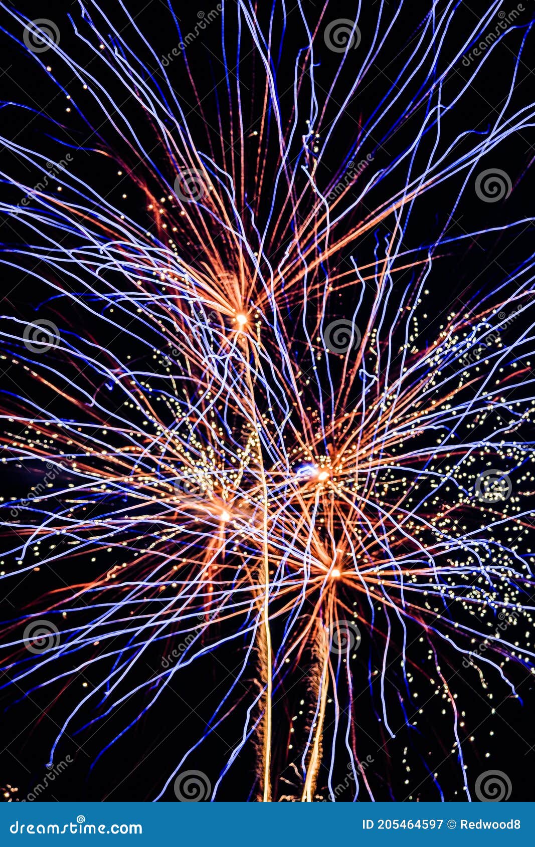 Gigantic Fireworks Explosions Stock Image - Image of array, event ...