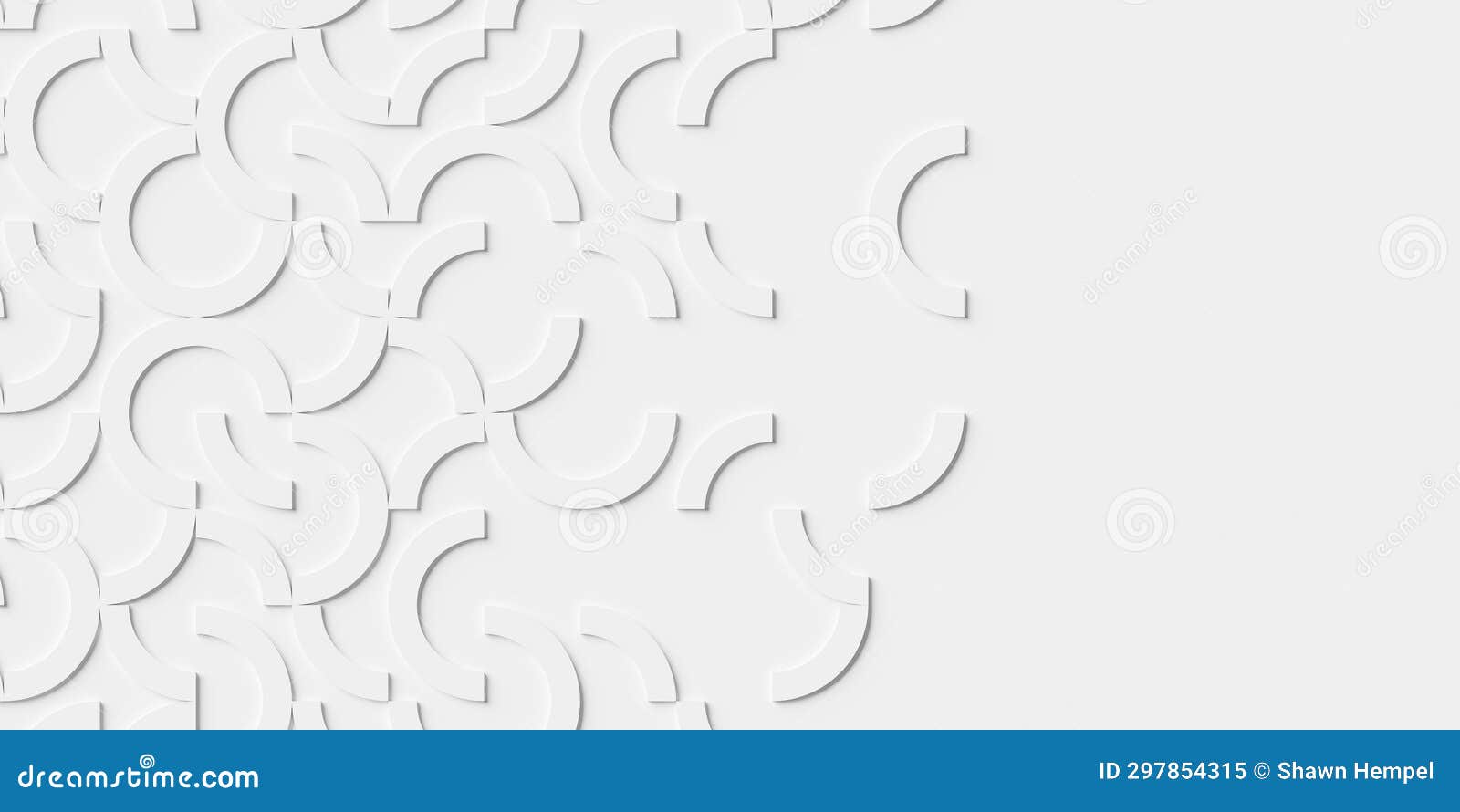 Array or Grid of Random Rotated White Partial Rings Background ...