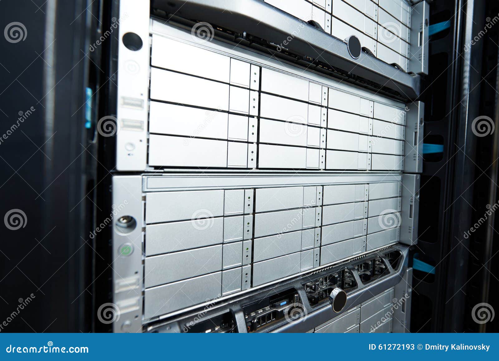 Array of Hard Drives in Data Center Stock Image - Image of enterprise ...
