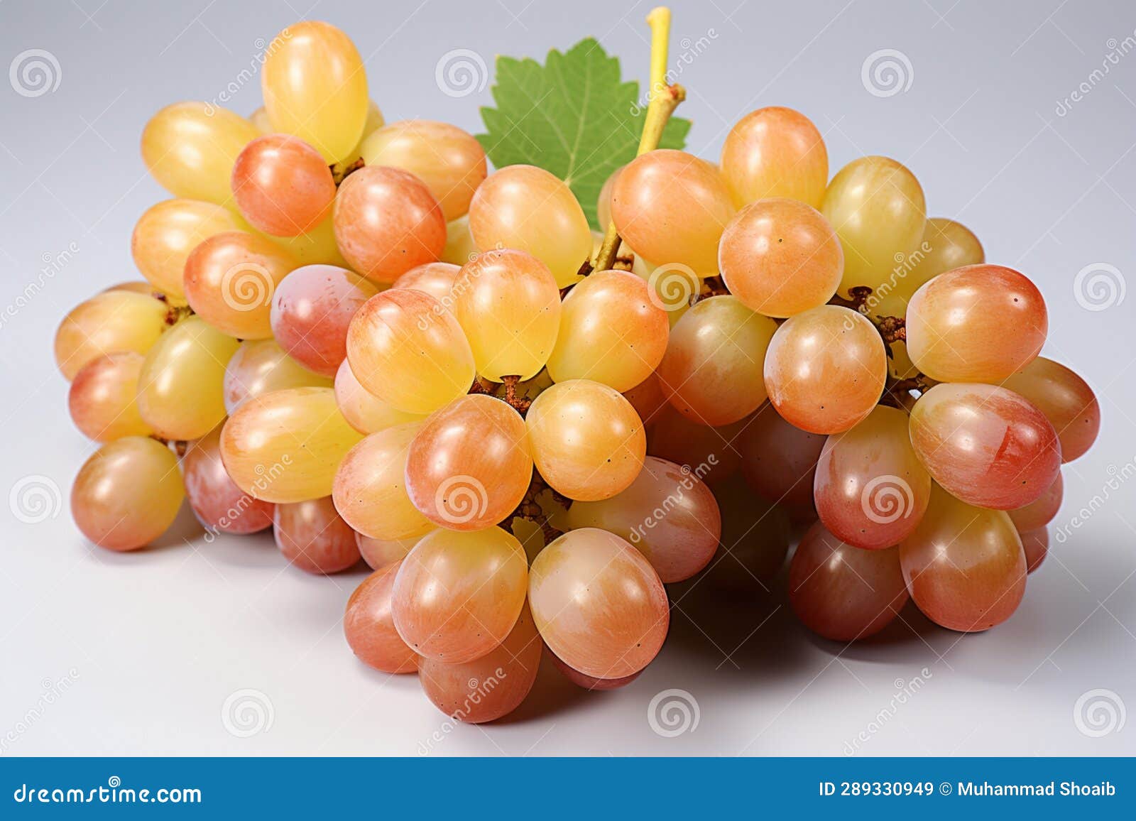 An Array of Luscious Shine Muscat Grapes, Both Whole and in Cut ...