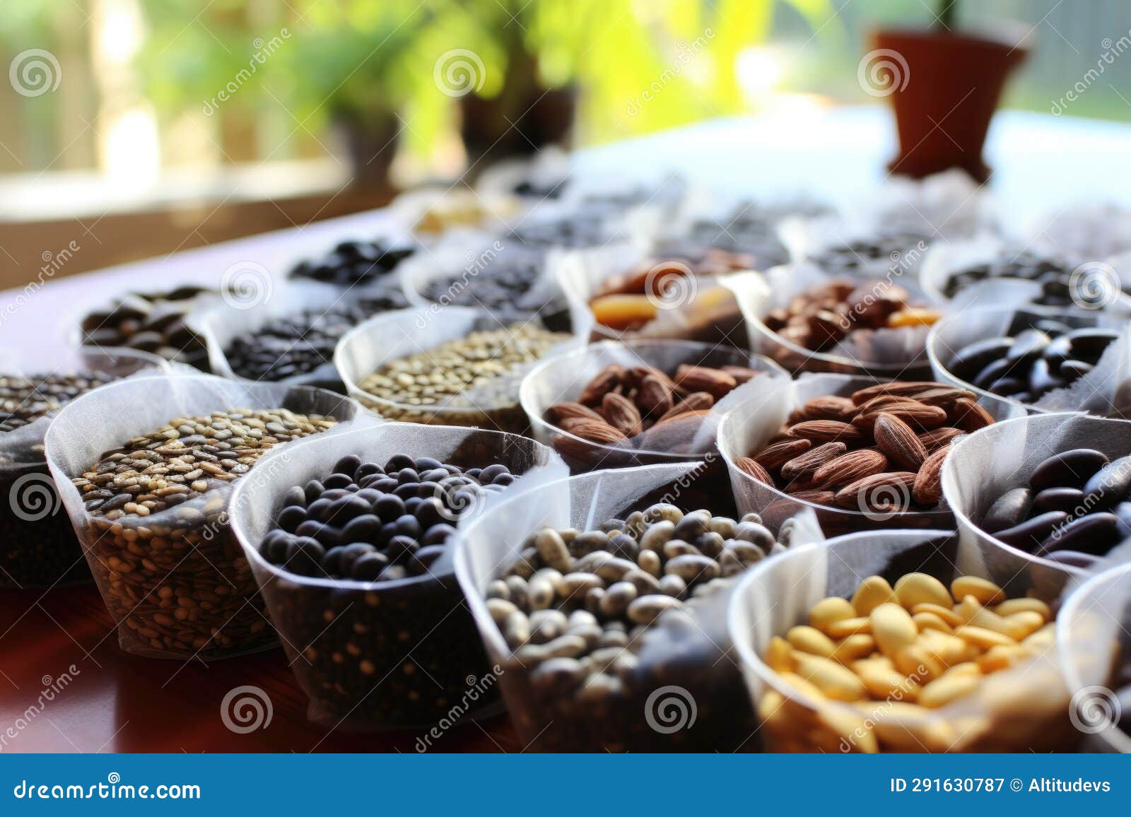Array of Seeds before Germination Process Stock Image - Image of ...