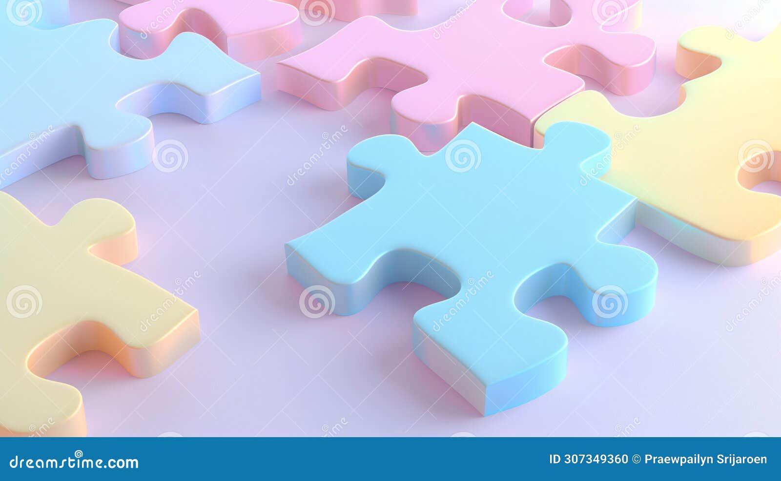 Pastel Puzzle Pieces Background Stock Photography | CartoonDealer.com ...