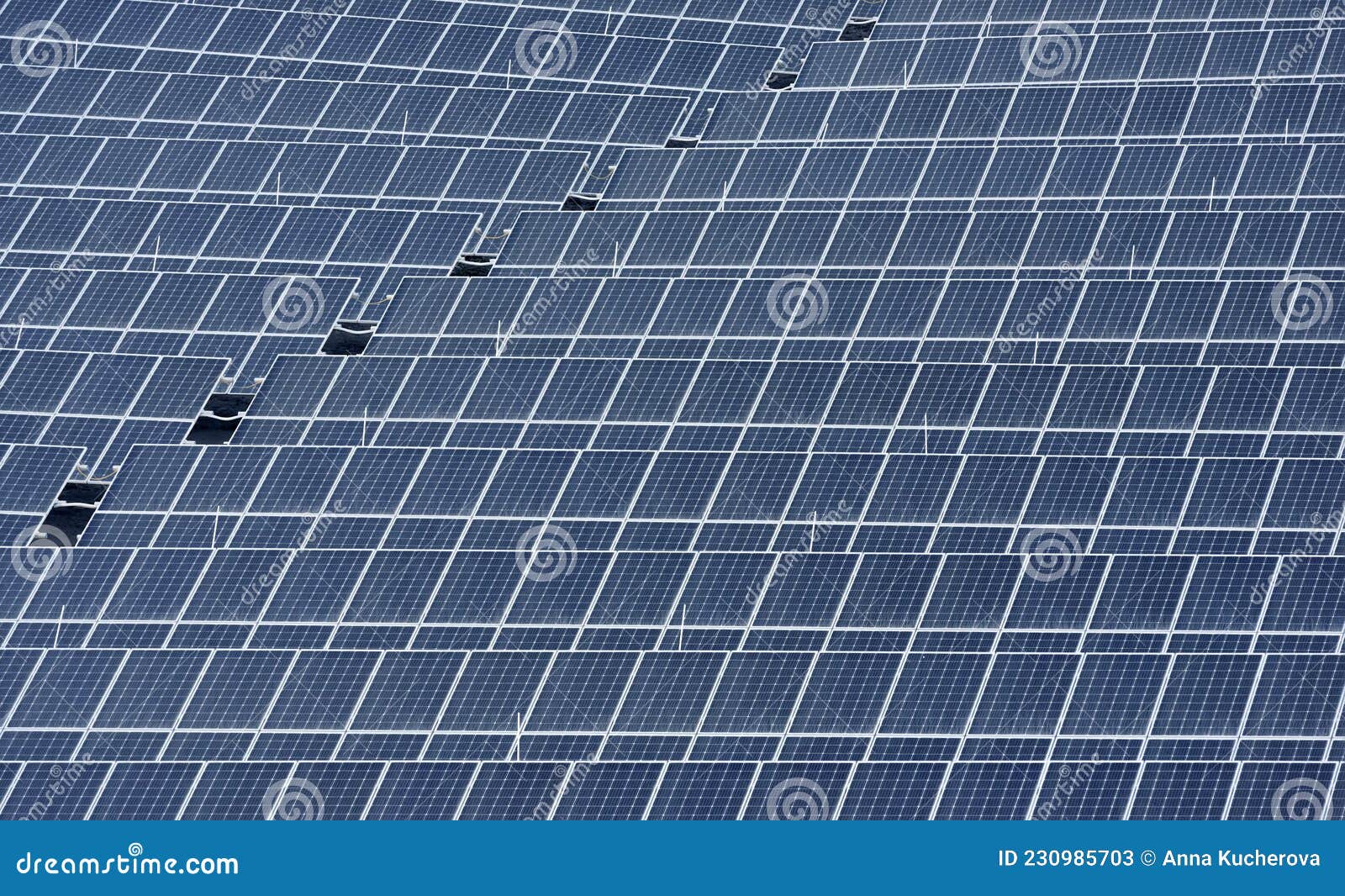 Array of Solar Panels, Pattern at Solar Power Plant Stock Image - Image ...