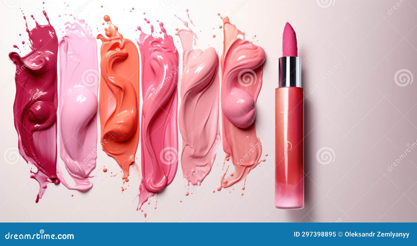 Colorful Layout of Lip Gloss Stock Illustration - Illustration of ...