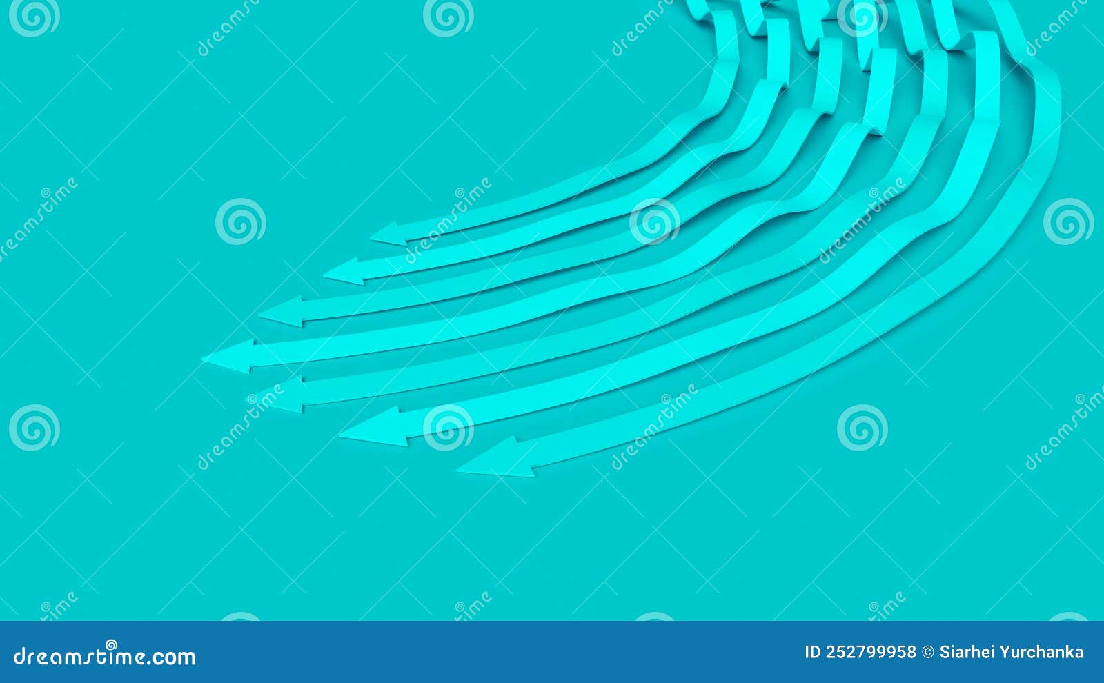 Directions Of Intensive Development. An Array Of Wavy Lines In ...
