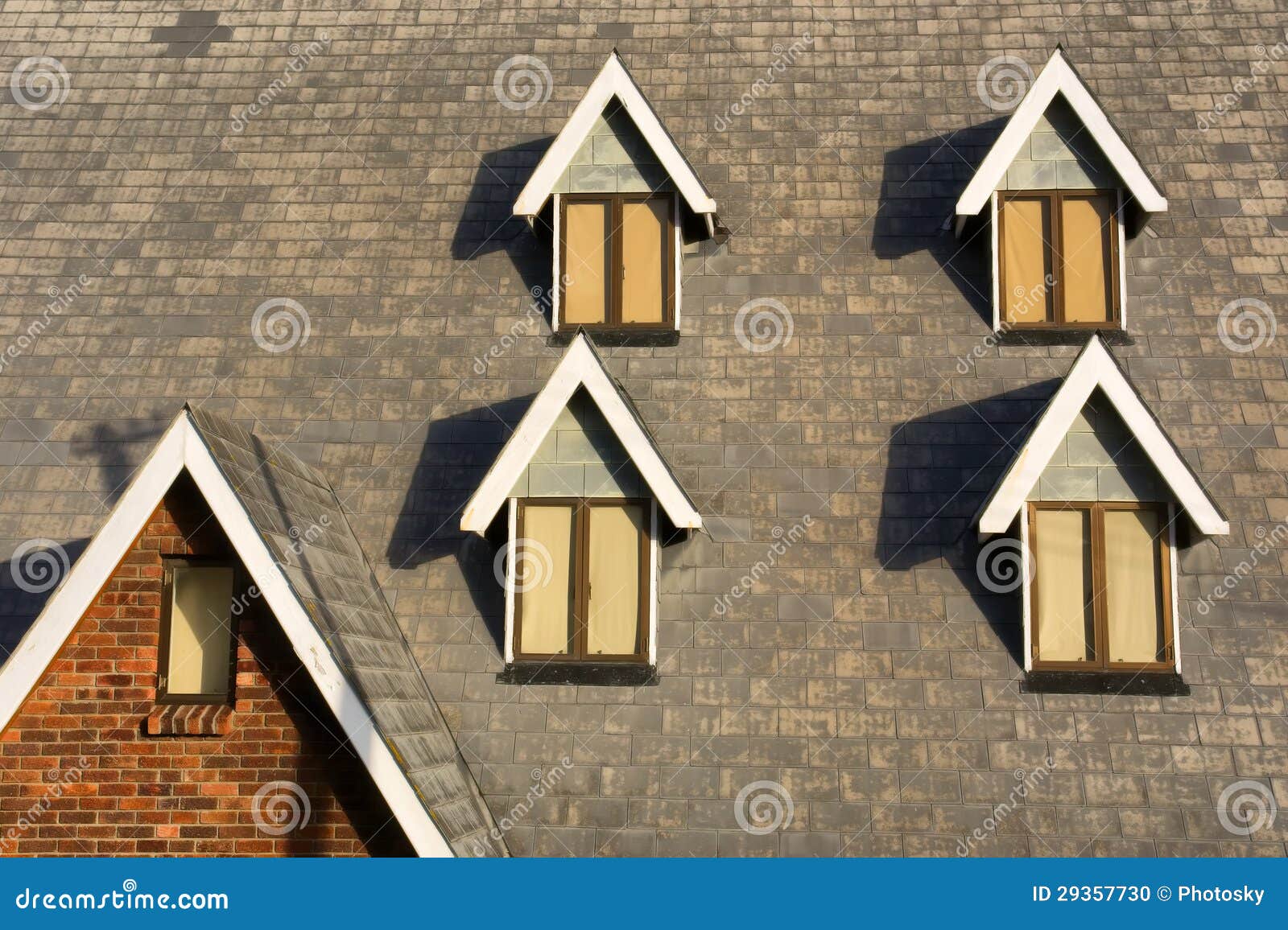 Array of windows stock photo. Image of building, highland - 29357730