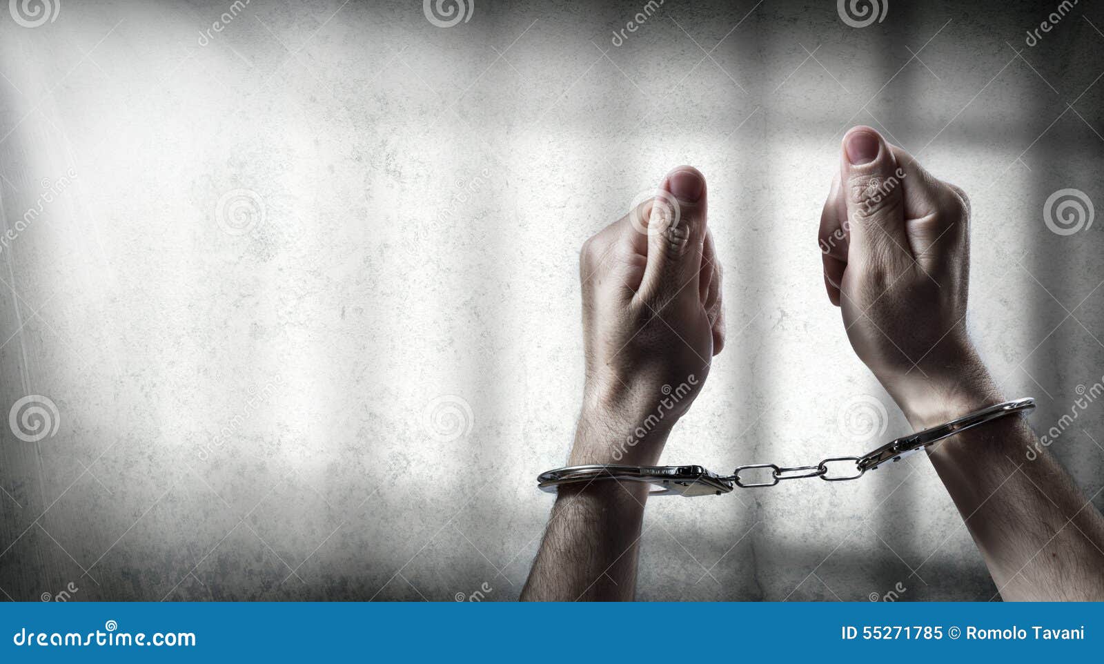 Arrest - man handcuffed stock image. Image of cell, captive - 55271785