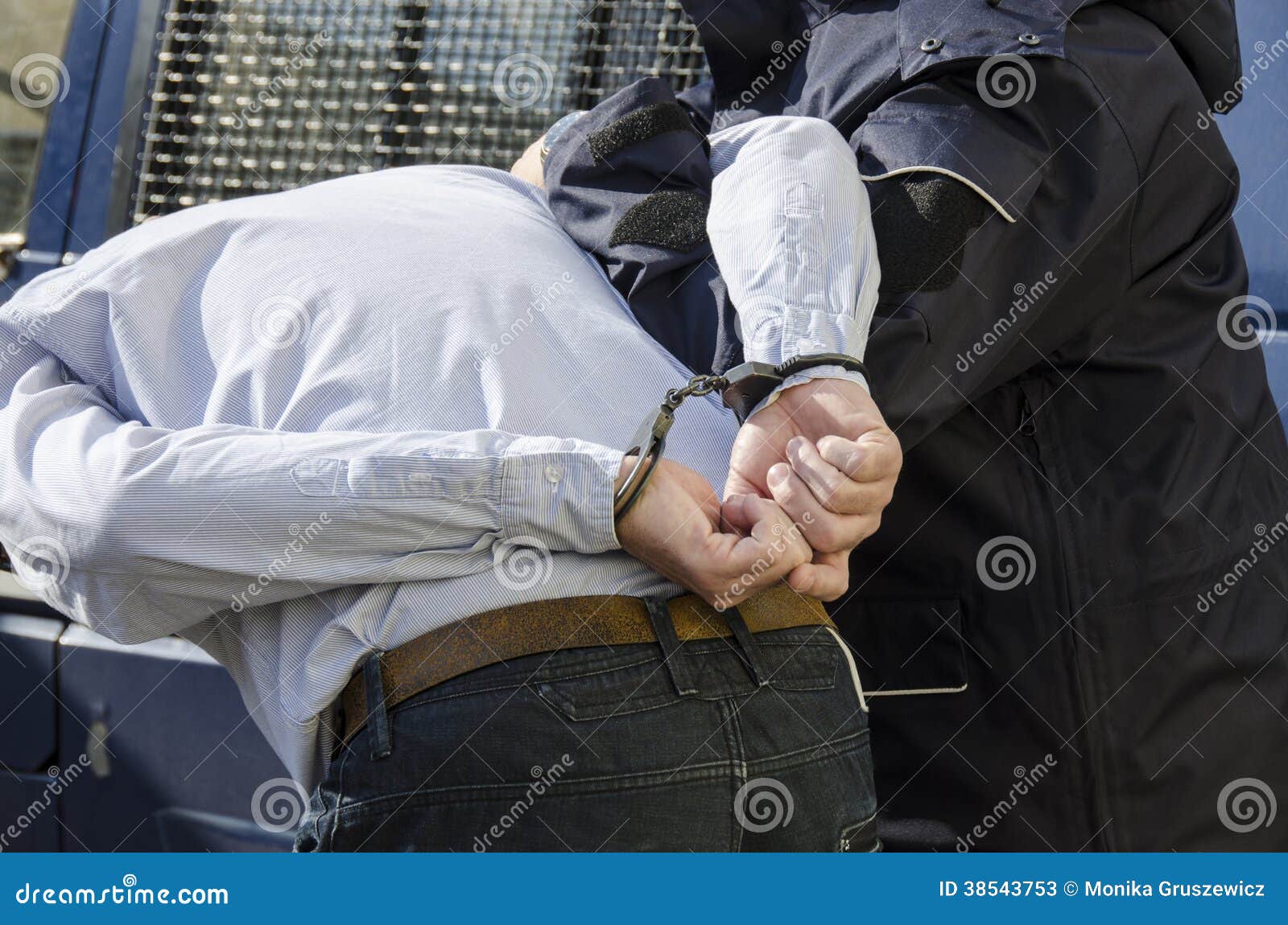 The arrest of a man stock image. Image of safety, police - 38543753