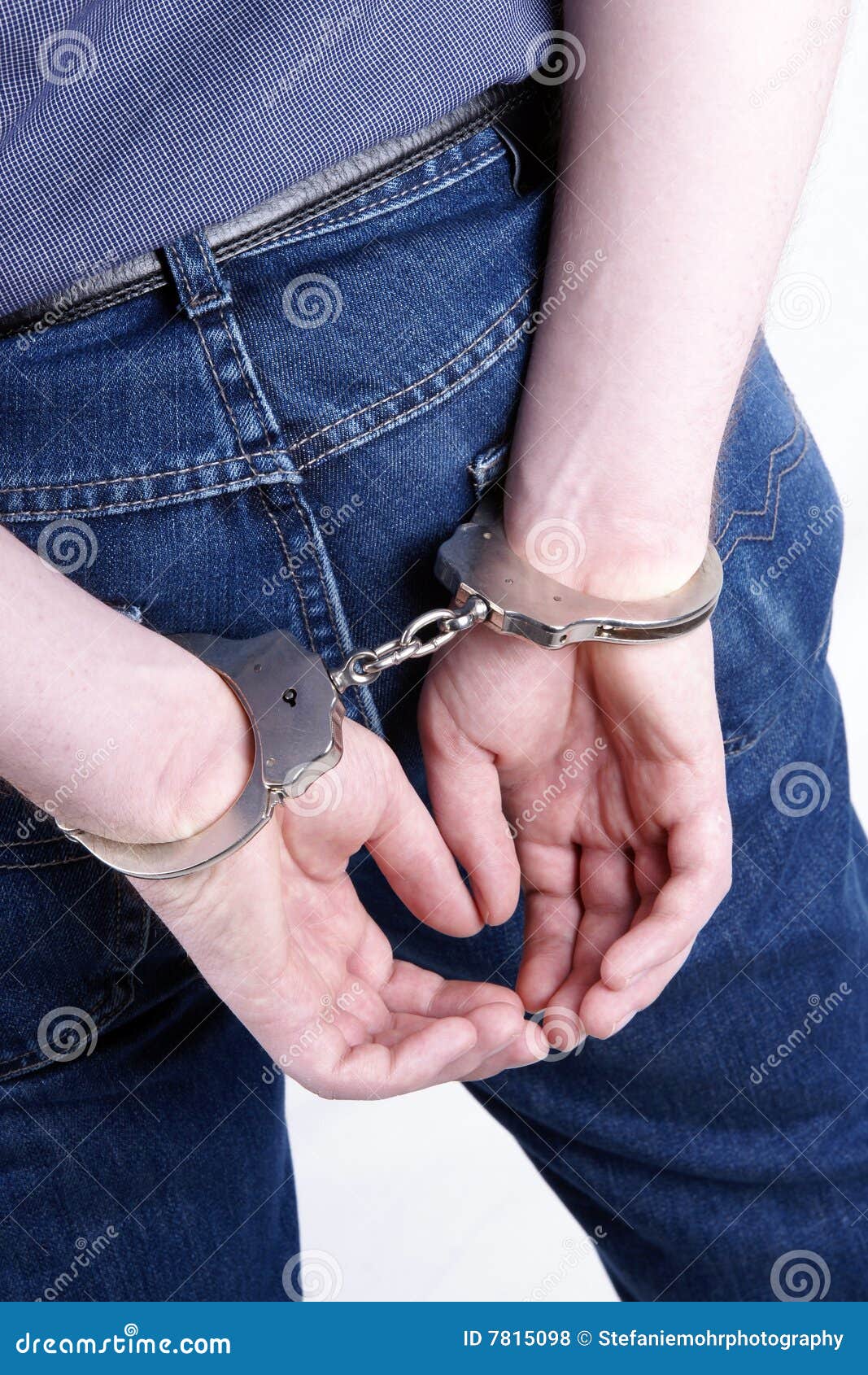 Arrestado foto de archivo. Imagen de concepto, correa - 7815098