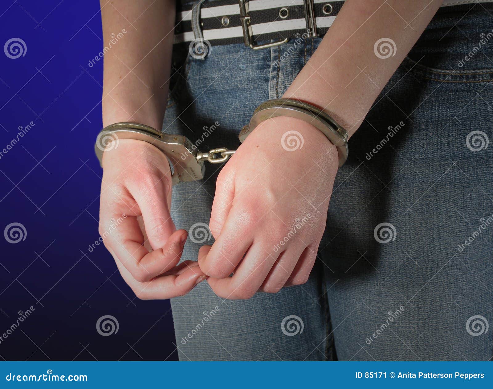 Arrestado imagen de archivo. Imagen de delincuente, mujeres - 85171