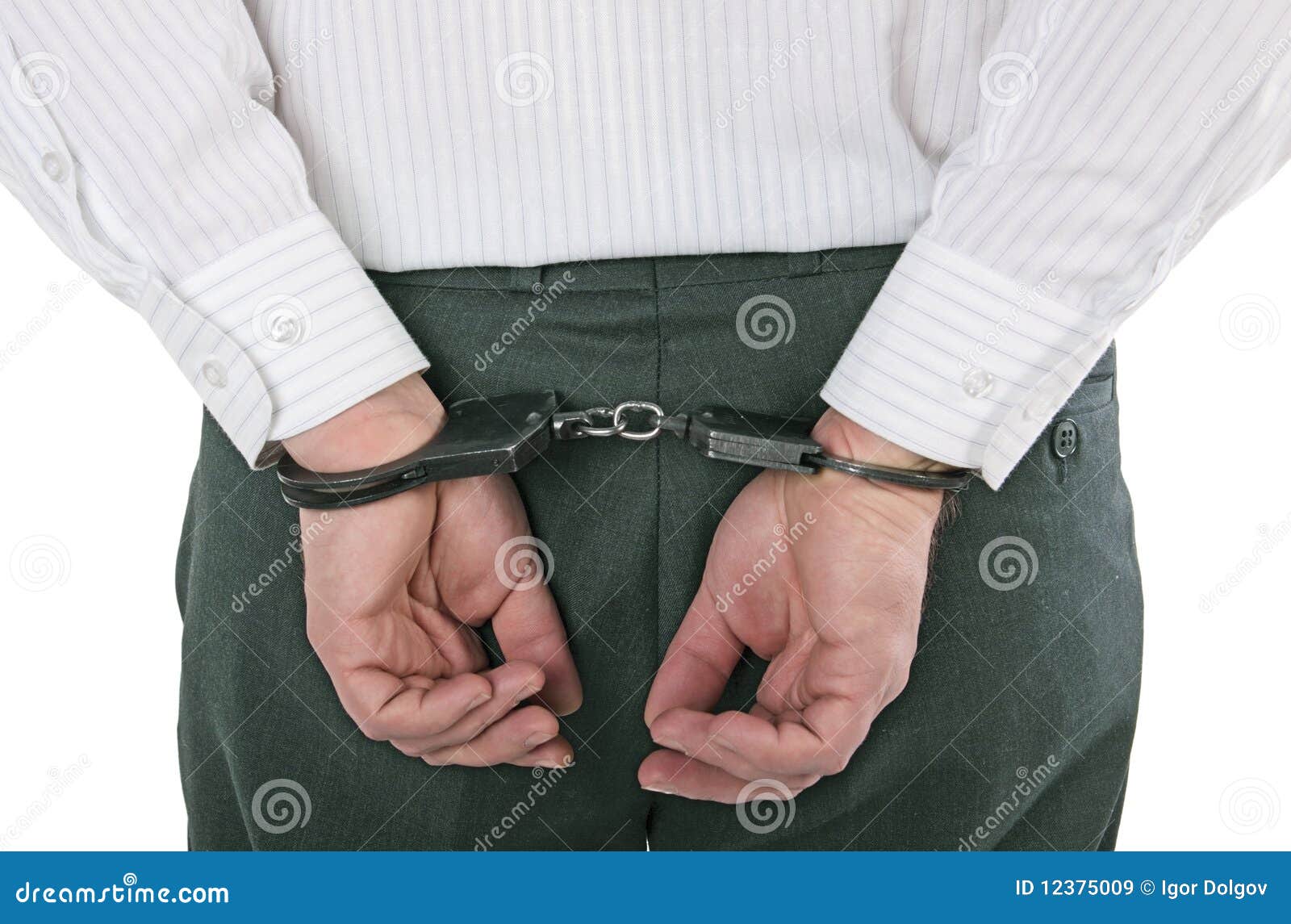 Arrestatie stock afbeelding. Image of inbreker, manchet - 12375009