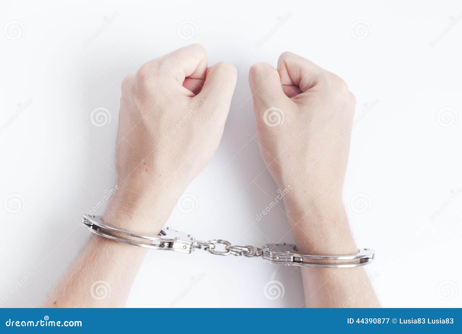 Arrested Criminal Hands in Handcuffs Stock Image - Image of judicial ...