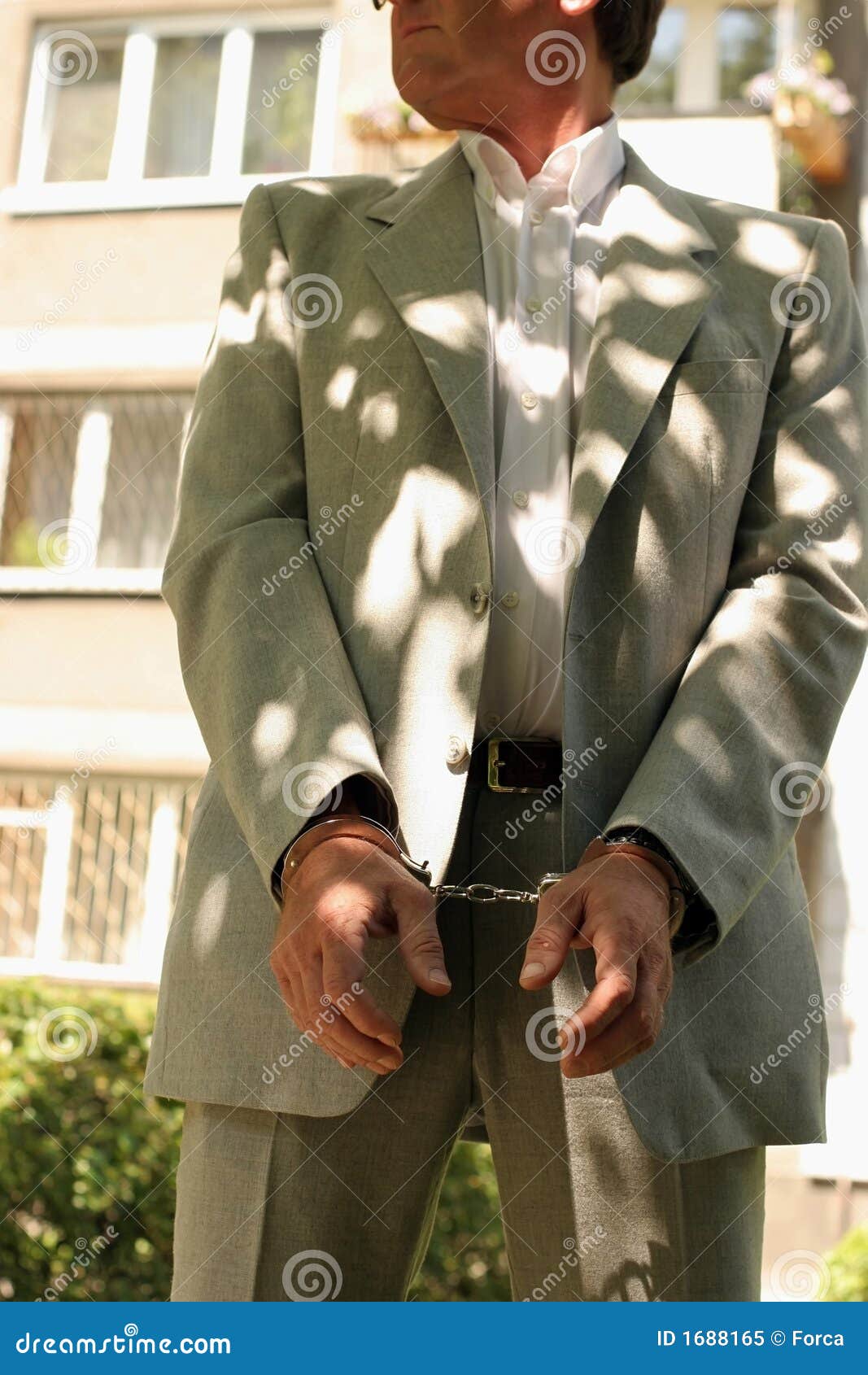 Arrested man stock image. Image of corruption, arrest - 1688165