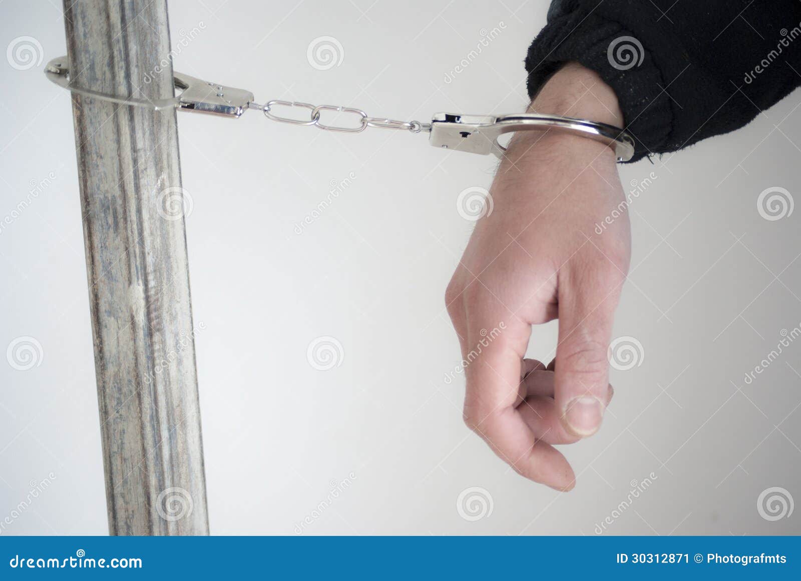 Handcuffs On One Hand