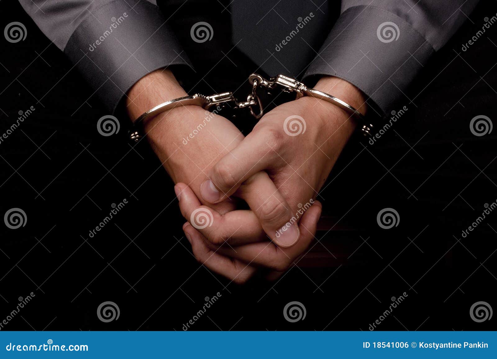 Arrested for questioning stock photo. Image of handcuffs - 18541006