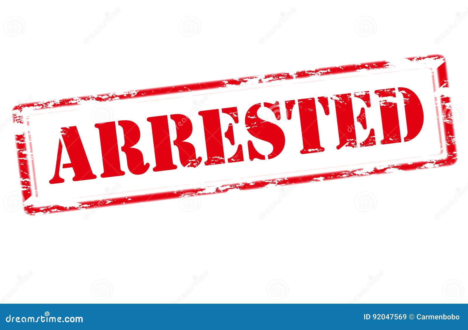 Arrested stock illustration. Illustration of rubber, concept - 92047569