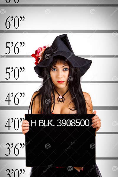 Arrested witch stock photo. Image of halloween, witch - 22533226
