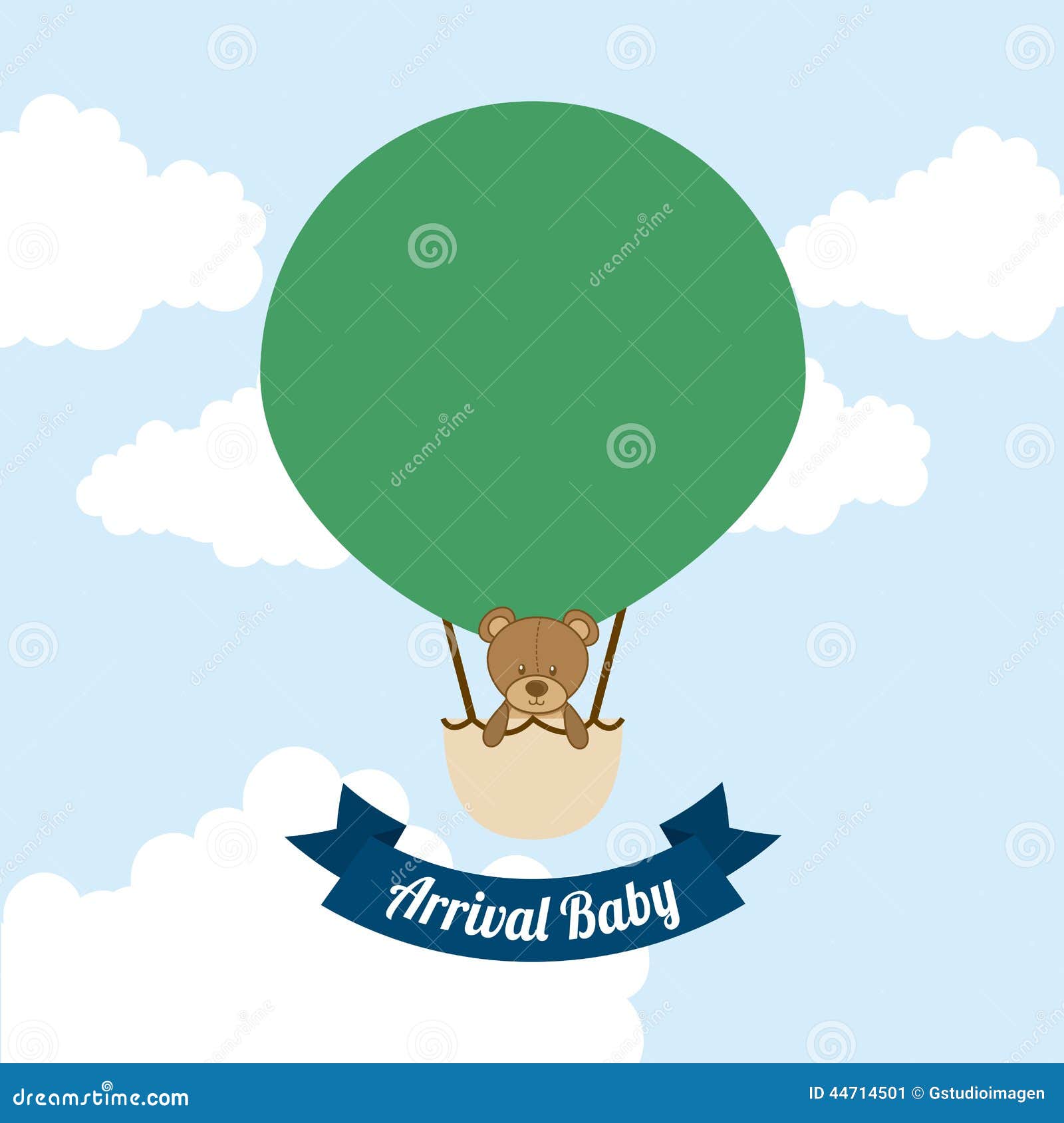Arrival baby stock vector. Illustration of surprise, gift - 44714501